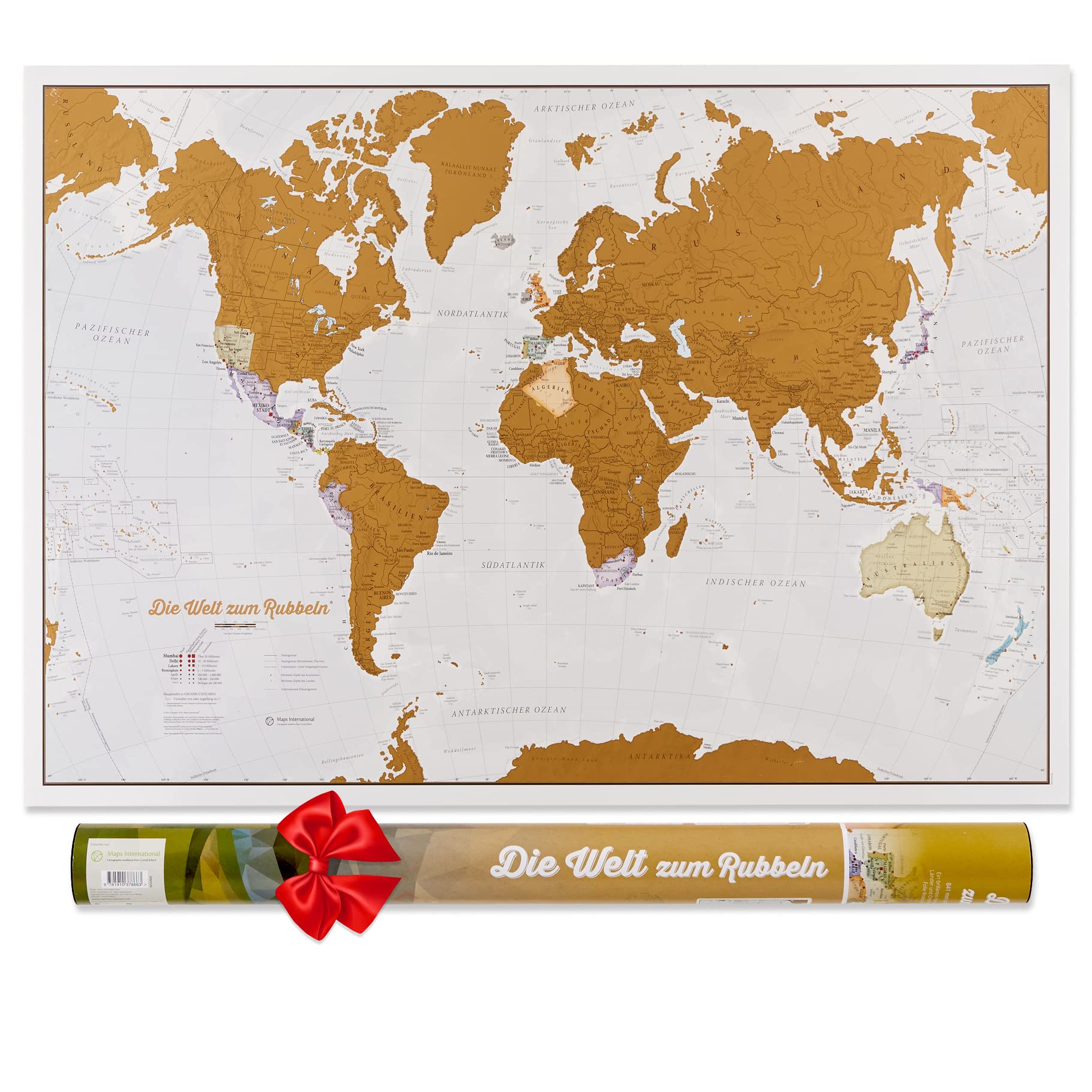 World Scratch Map Maps International Scratch The World Scratch Wall