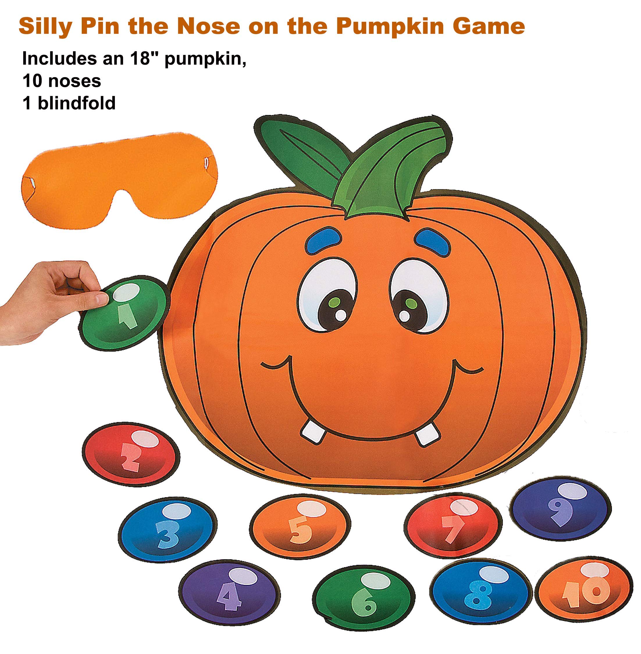 4E s Novelty Halloween Games For Kids Party 2 Pack Pin The Nose 4e-s-novelty-halloween-games-for-kids-party-2-pack-pin-the-nose