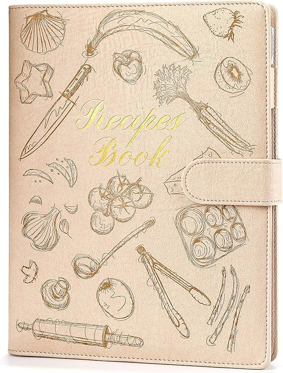 Amazon.com: molekaus Recipe Book ，Blank Recipe Book to Write in Your ...