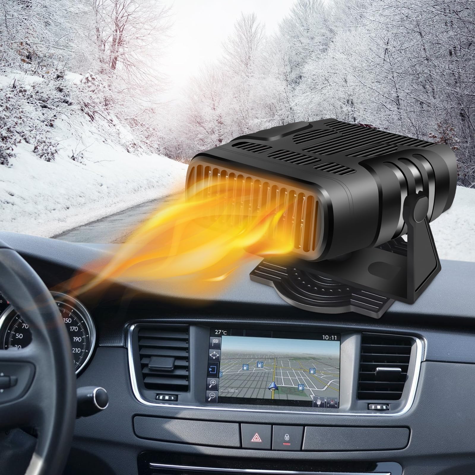 Amazon.com: LARDERGO 12V 200W Car Heater & Cooling Fan - Rapid ...