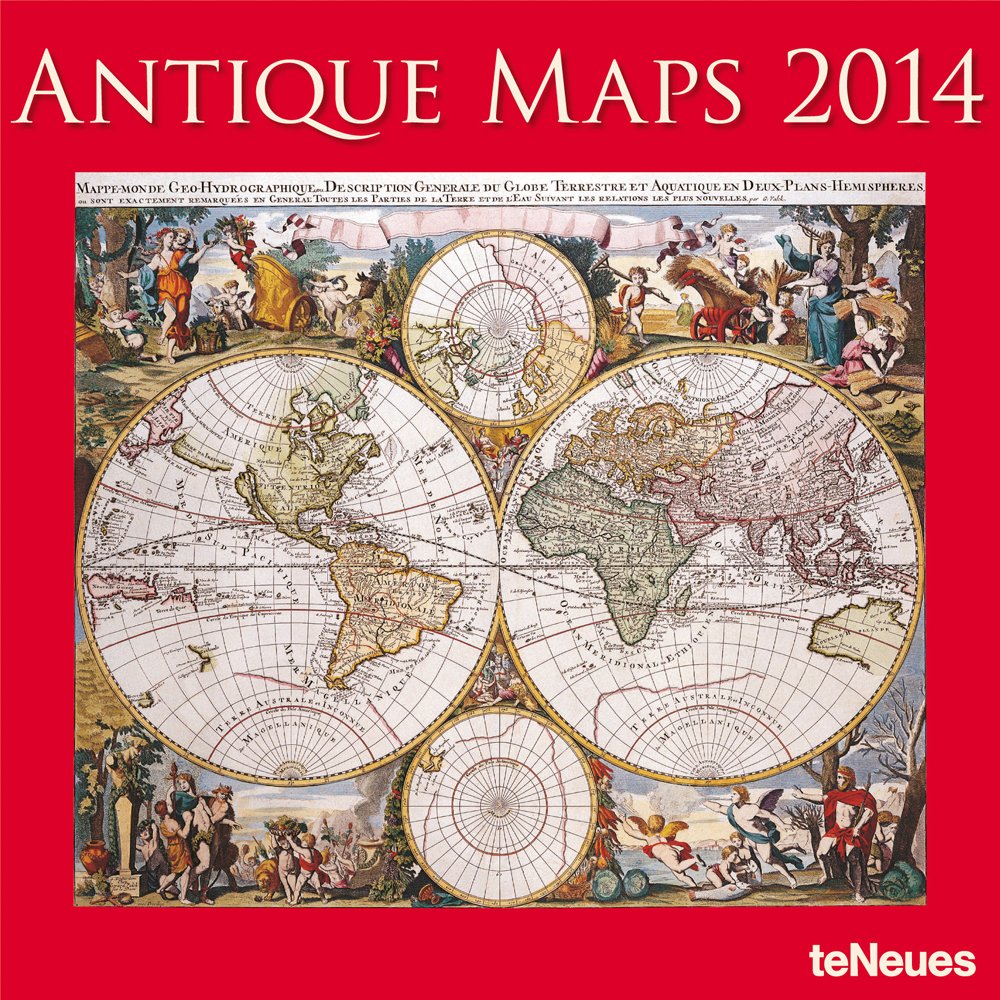 2014 Antique Maps Wall Calendar: Teneues: 9783832762537: Amazon.com: Books