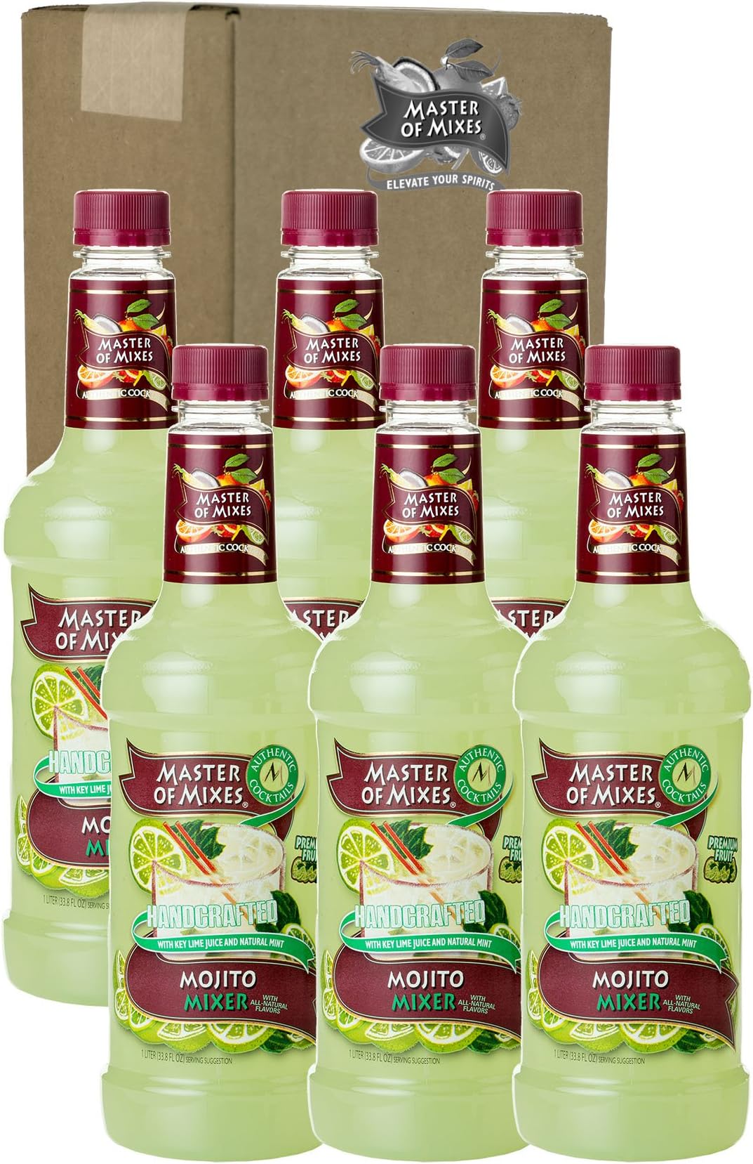 Amazon.com : Master of Mixes Mojito Drink Mix, Ready To Use, 1.75 Liter ...