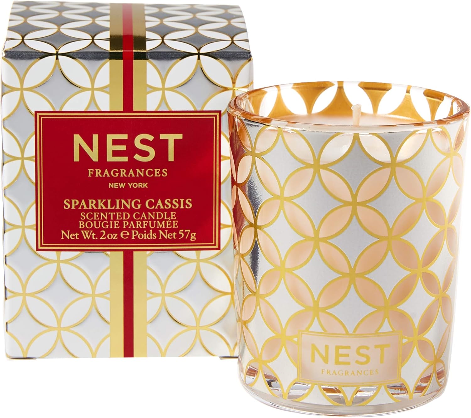 Amazon.com: NEST Fragrances Sparkling Cassis Votive Candle : Home & Kitchen