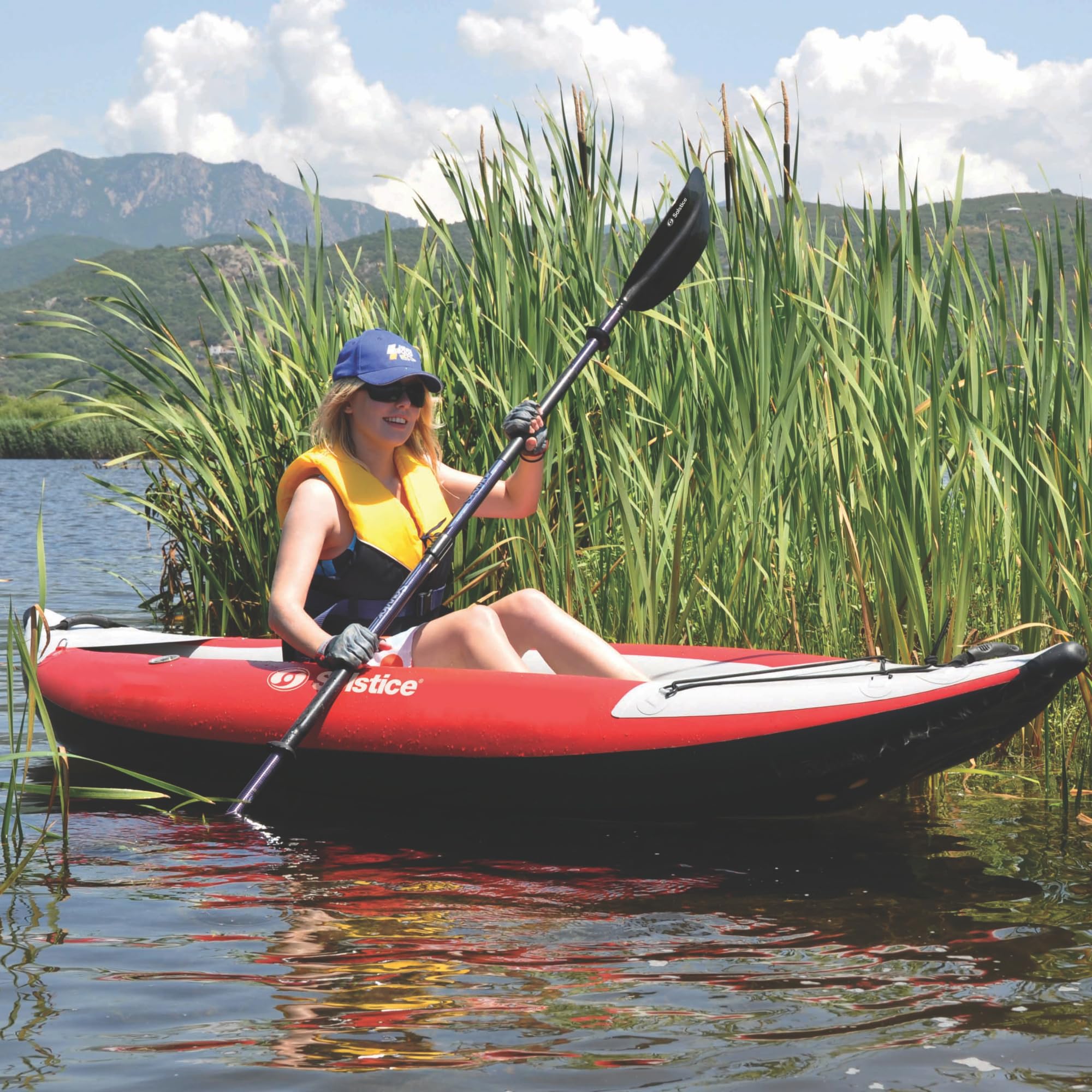 Snapklik.com : SOLSTICE Inflatable Kayak Boat Durable, Portable ...