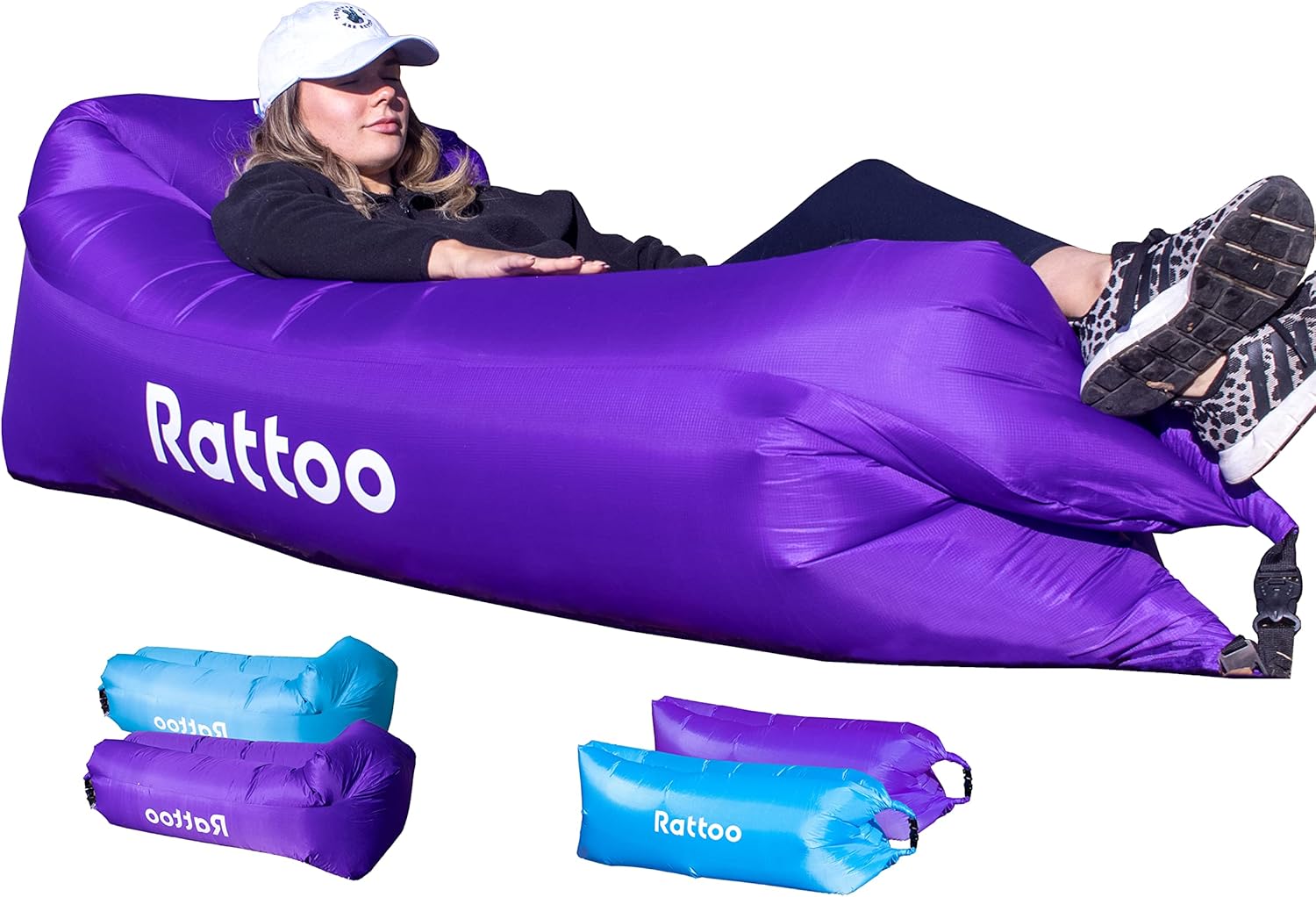 Amazon.com : Rattoo Inflatable Chair-Portable Inflatables Lounger for ...