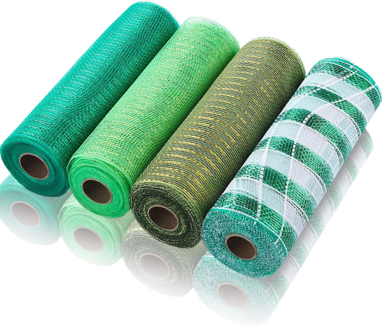 Amazon.com: Spring Mesh Ribbon,10 Inch x 30 Feet Spring Wreaths Mesh ...