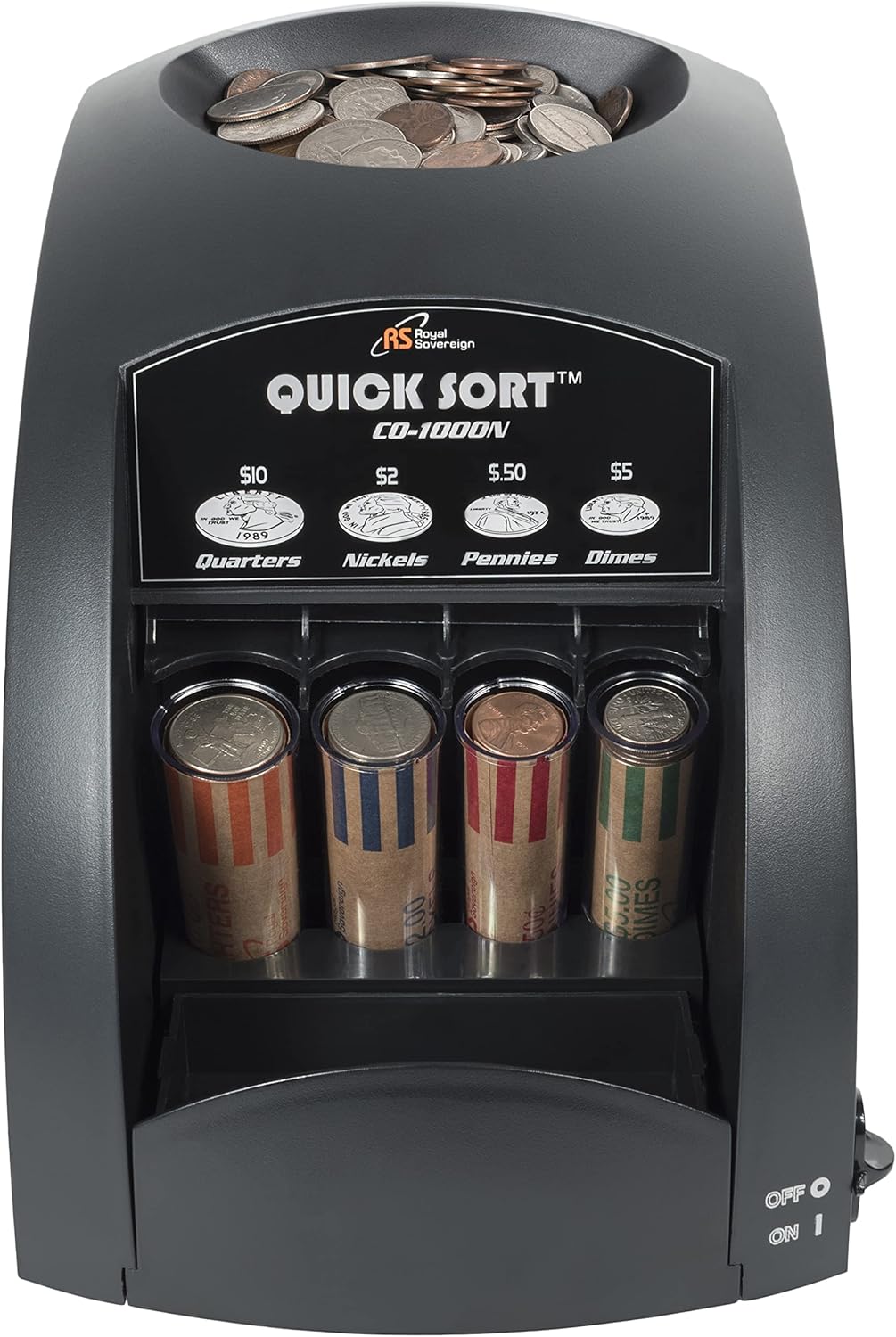 Amazon.com: Royal Sovereign Electric Coin Sorter, Patented Anti-Jam ...