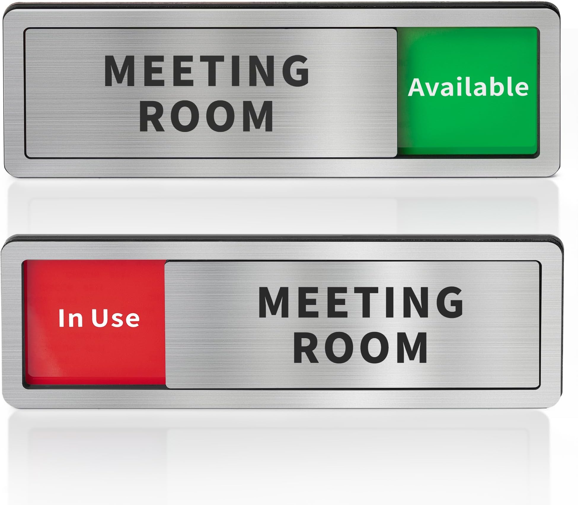 Amazon.com : Meeting Room Sliding Door Signs Do Not Disturb, In Use ...