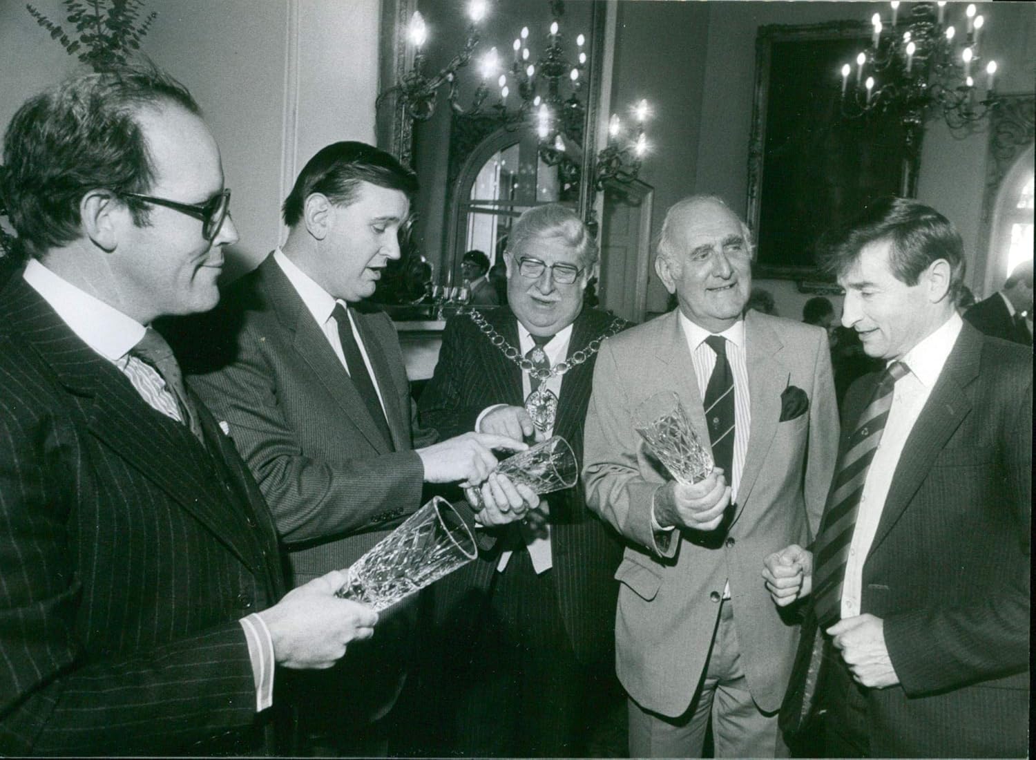 Jeremy Bagge, Ian Stockwell, Tom Legge, Eric Dodds and Geoffrey ...