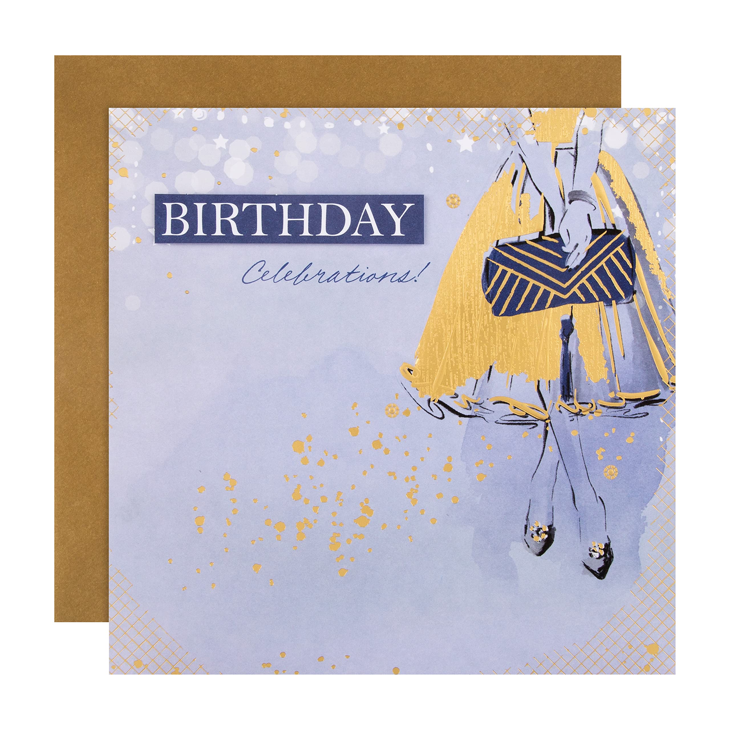 Hallmark Birthday Card - Contemporary Illustrated Fashion Design ...