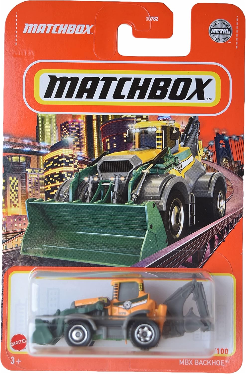 Amazon.com: Matchbox Backhoe, [Yellow/Gray] 68/100 : Clothing, Shoes ...