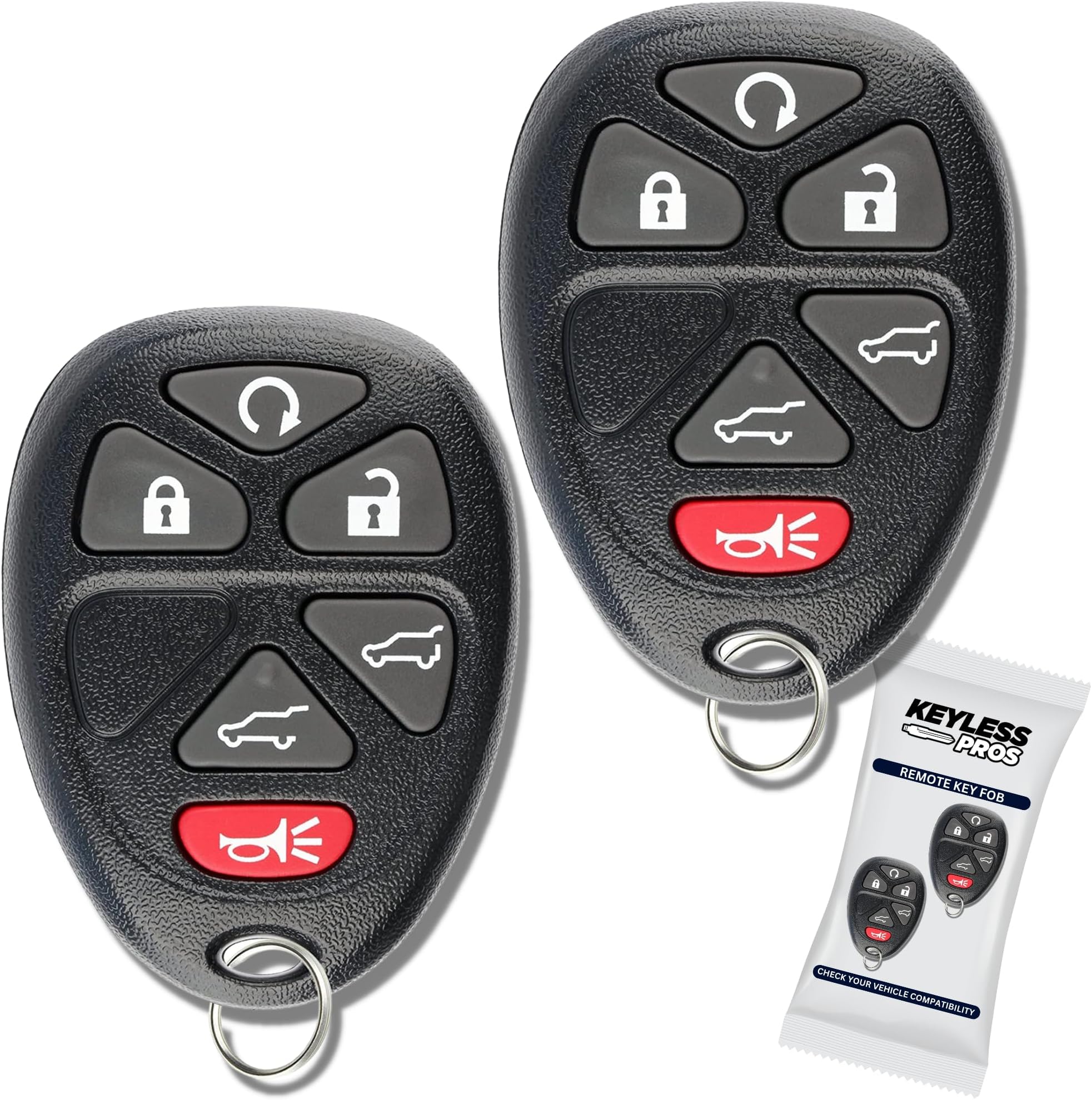Amazon.com: KeylessPros 3-Button Replacement Keyless Entry Remote Key ...