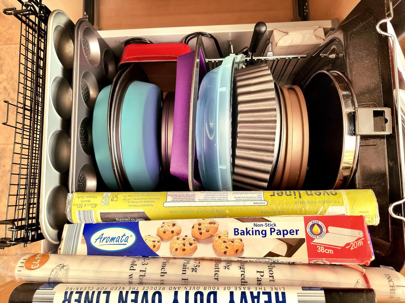 RAINBEAN Expandable Pans Organiser Rack,Pot and Pan Lid Holder With 10 ...