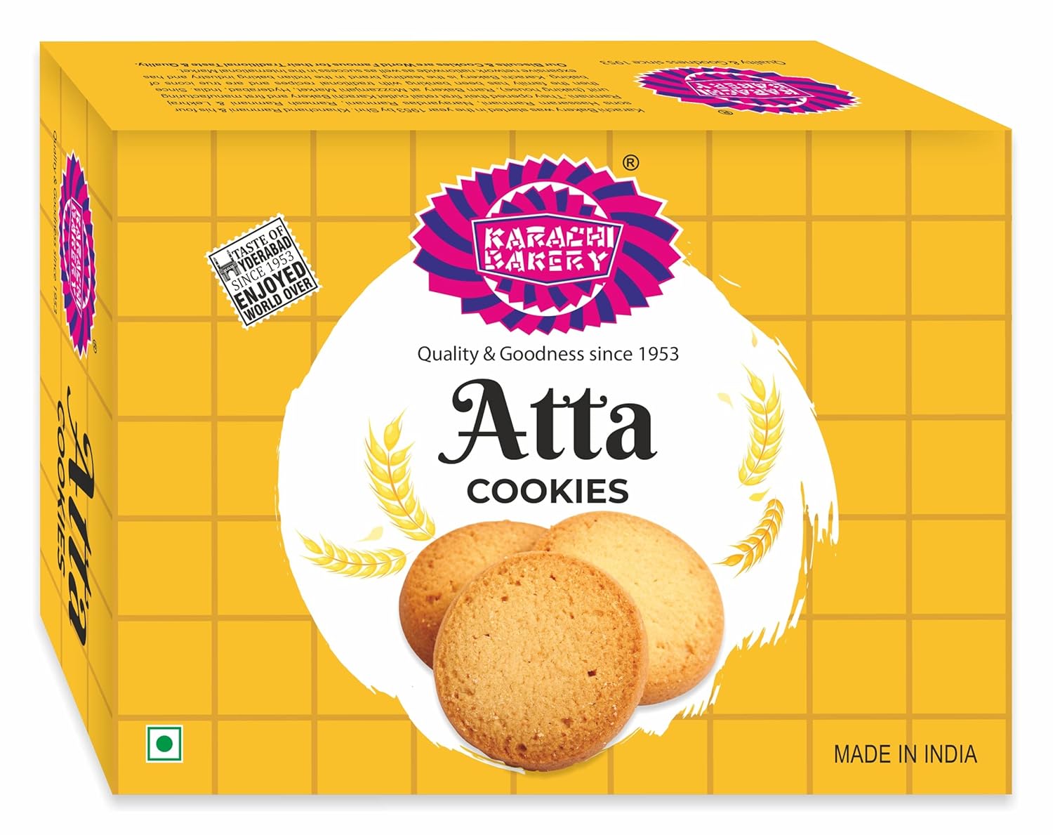 Karachi Bakery Atta Cookies, 400g : Amazon.in: Grocery & Gourmet Foods