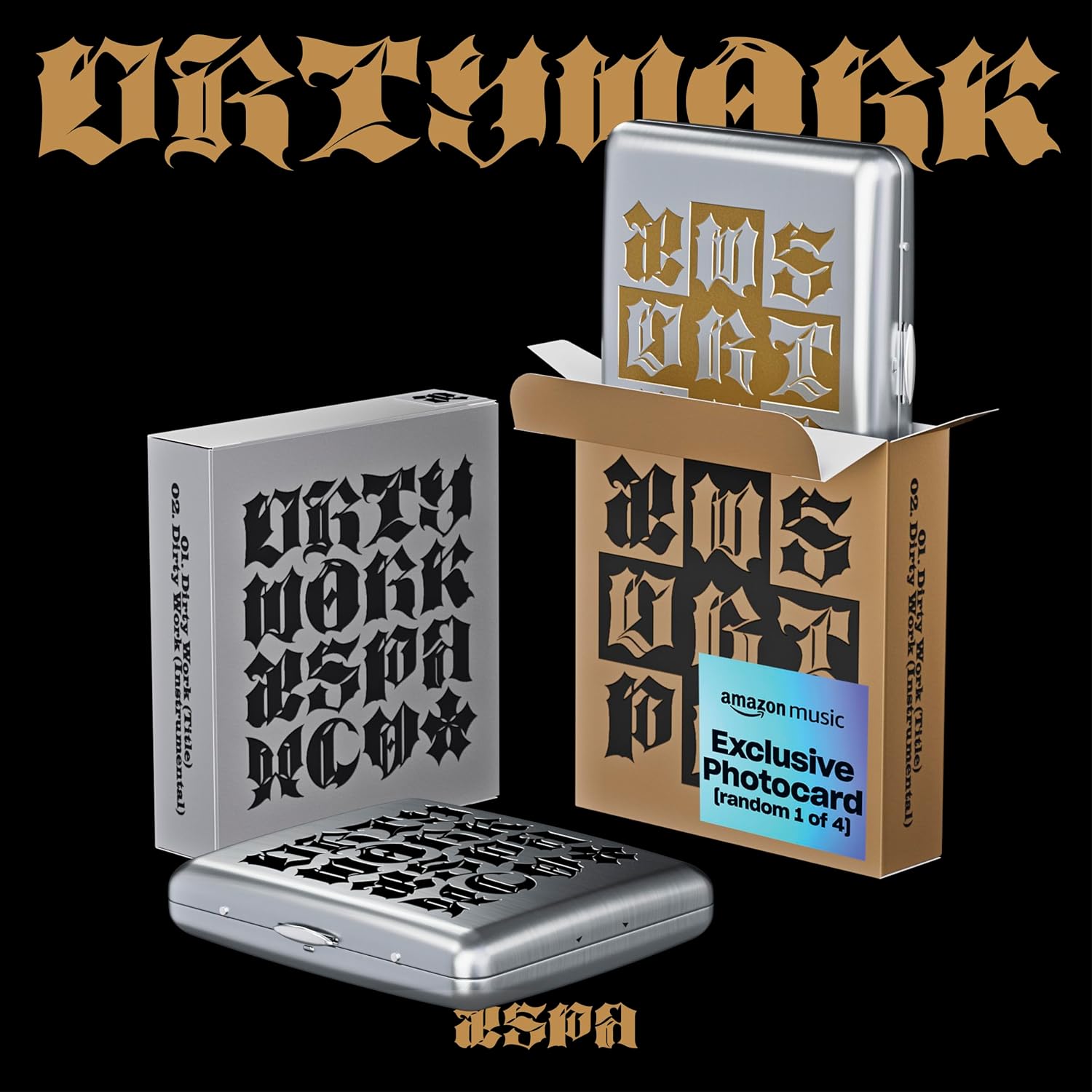 aespa - Dirty Work [Dirty Case Ver.] [Amazon Exclusive] | Amazon.com.au ...