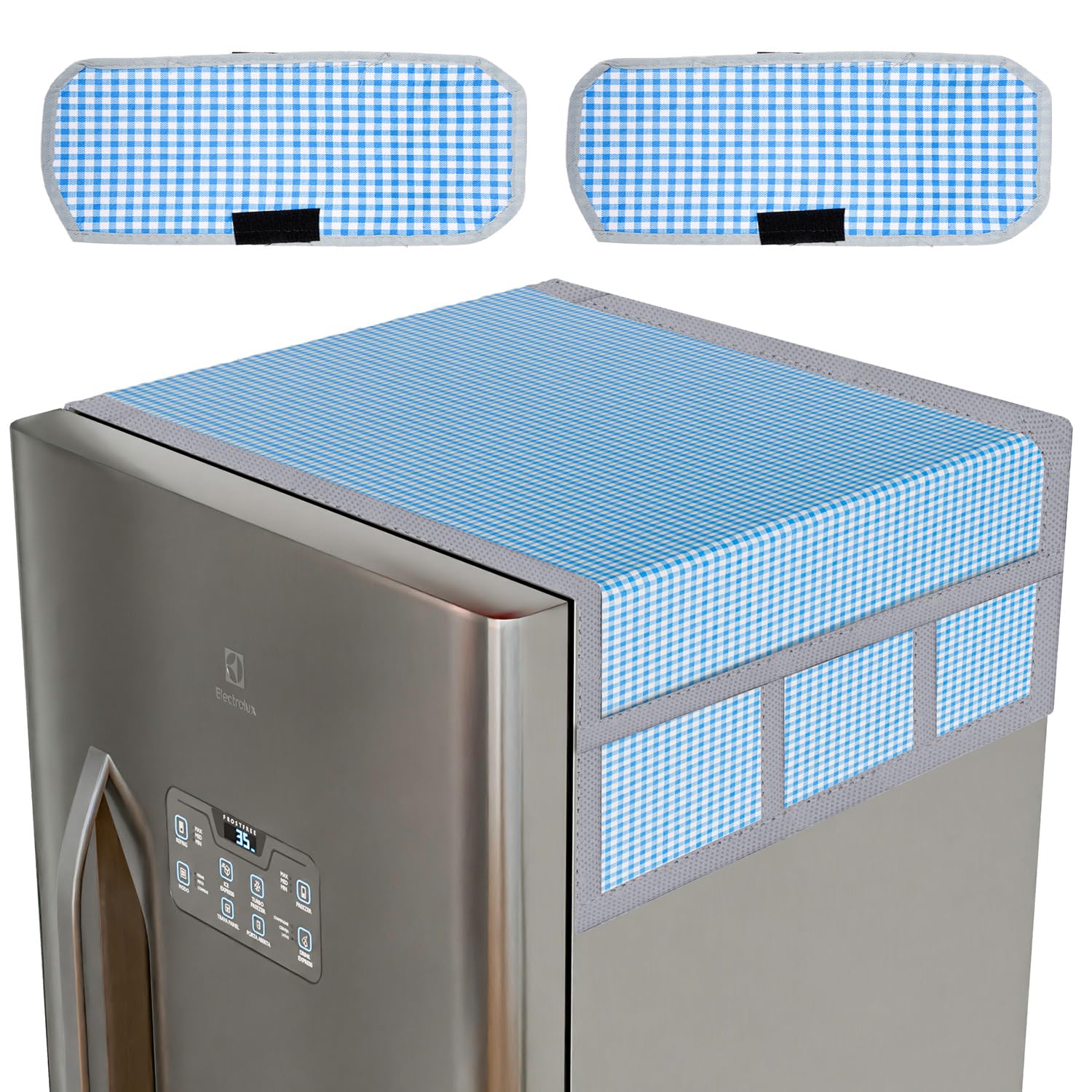 Heart Home Fridge Top Cover & Handle Cover Set | Fridge Top & Handle ...