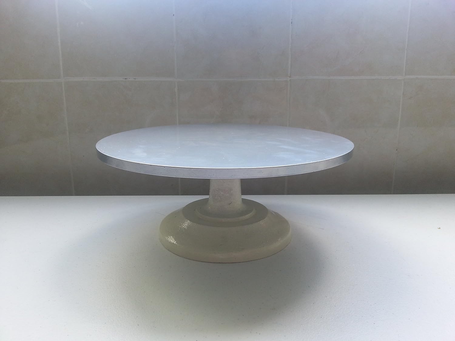 Amazon.com: 12" BAKERY PROFESSIONAL CAKE DECORATING STAND TURNTABLE ...