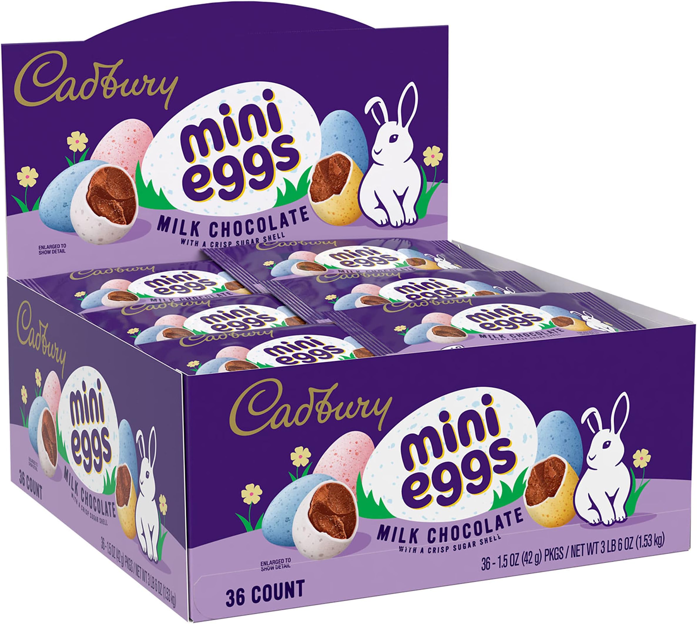 Amazon.com: CADBURY Mini Snowballs Milk Chocolate with a Crisp Sugar ...