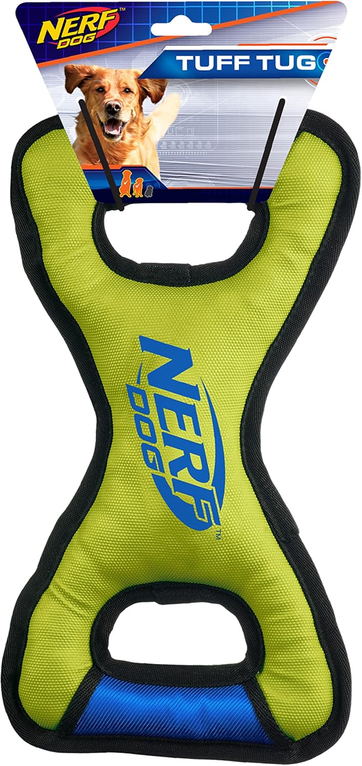 Pet Supplies : Nerf Dog Trackshot Infinity Tug Dog Toy, Lightweight ...