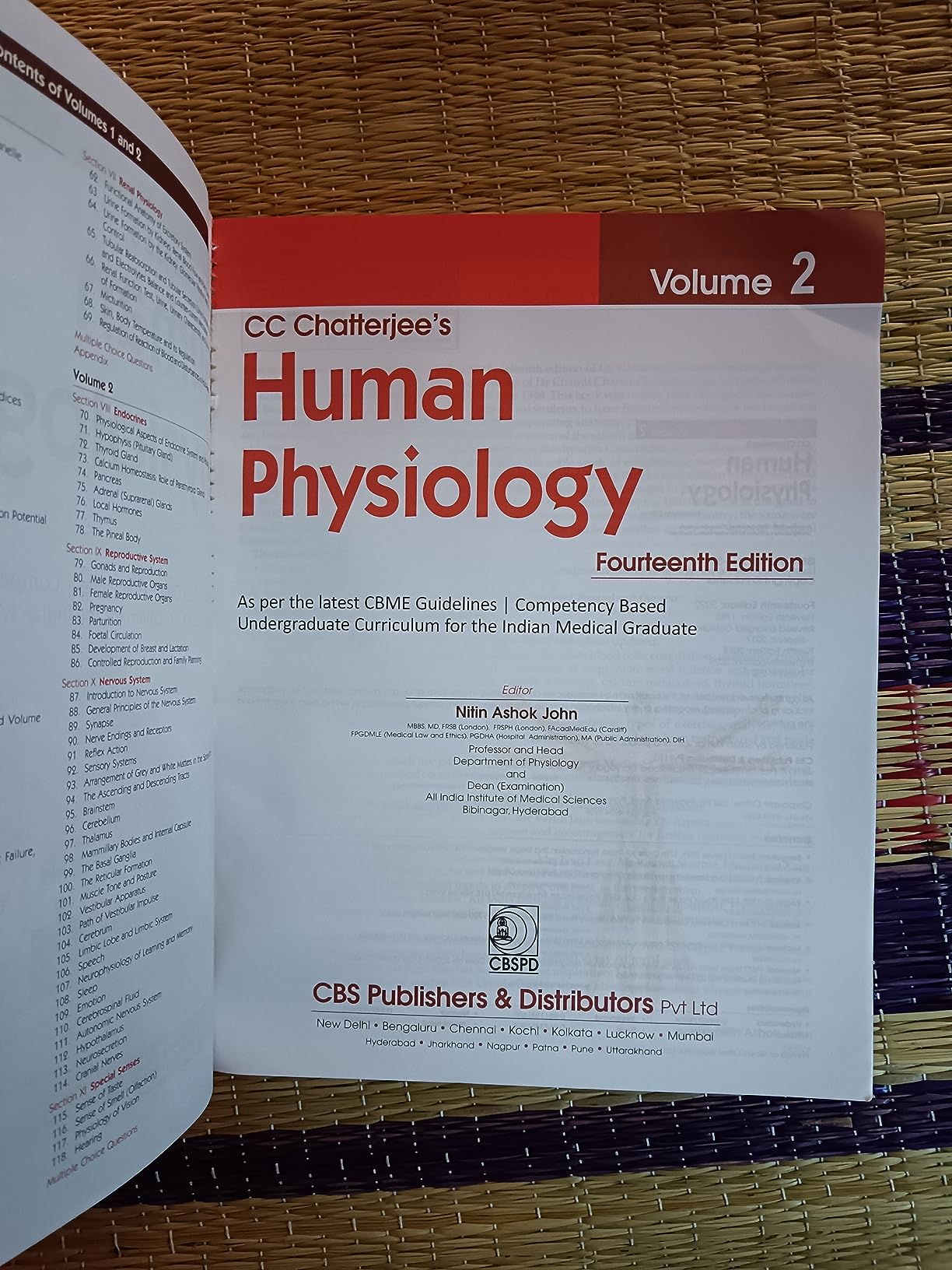 Buy C C CHATTERJEES HUMAN PHYSIOLOGY 14ED VOL 2 (PB 2022) [Unknown ...