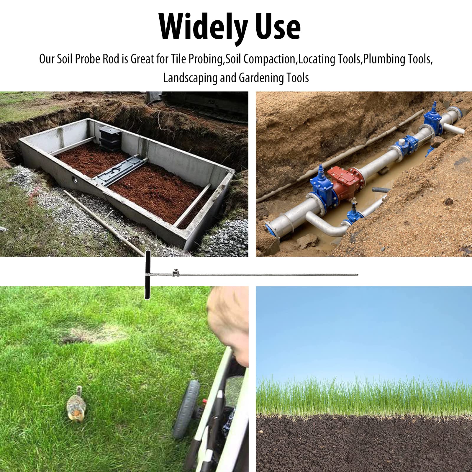Snapklik.com : 36 Soil Probe Rod