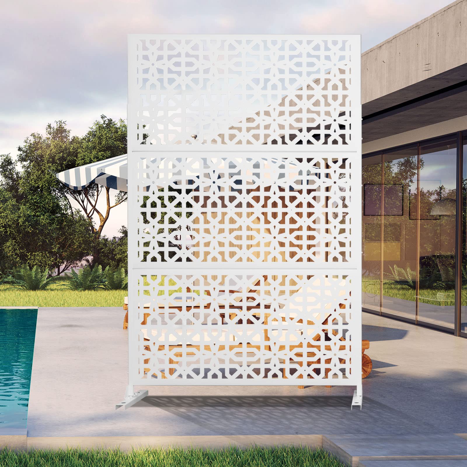 Outdoor Fence Murals Privacy Screen Custom Made Size Outdoor Privacy