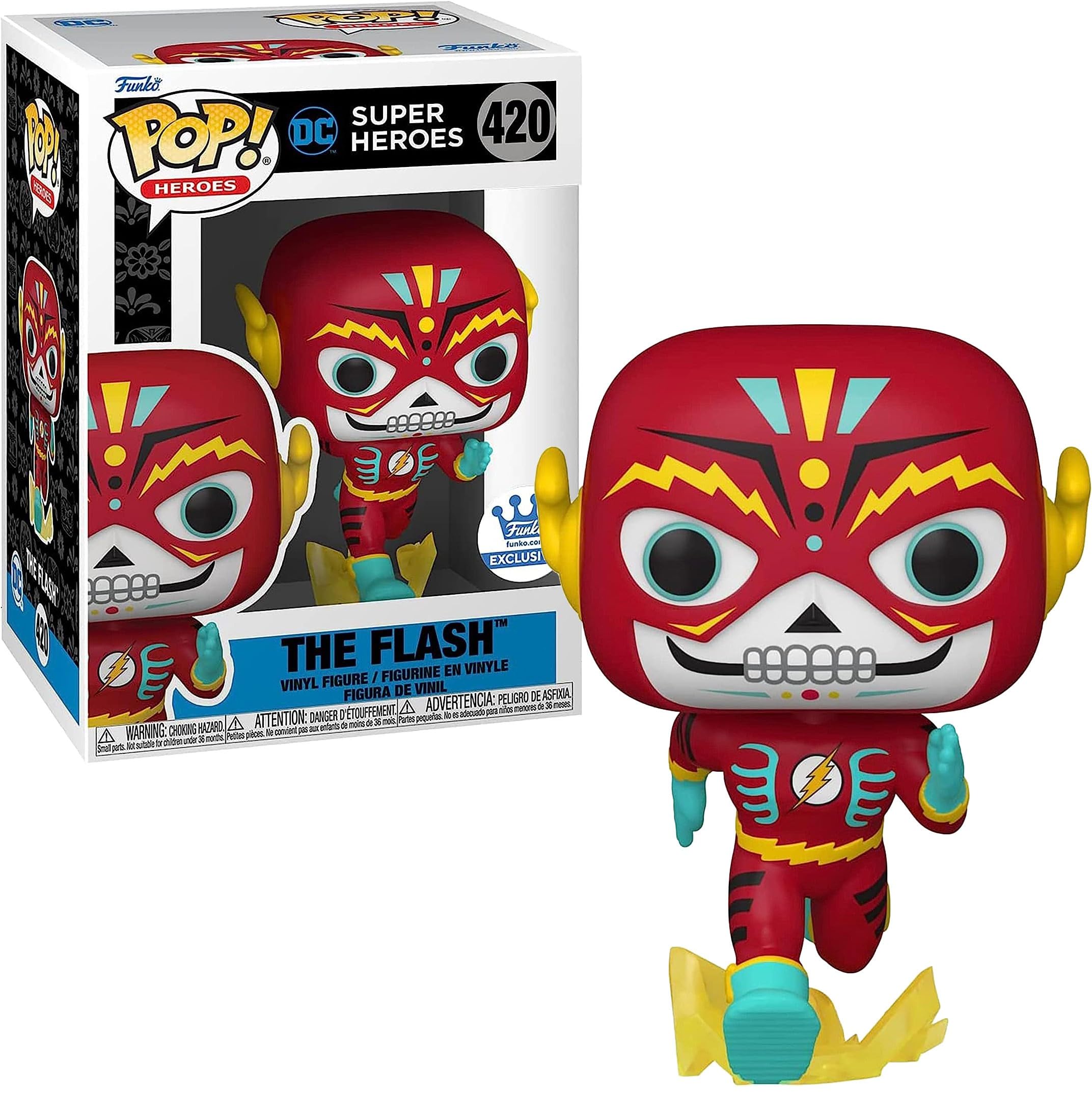 Amazon.com: POP! DC Heroes: Dia de Los DC - The Flash Vinyl Figure ...