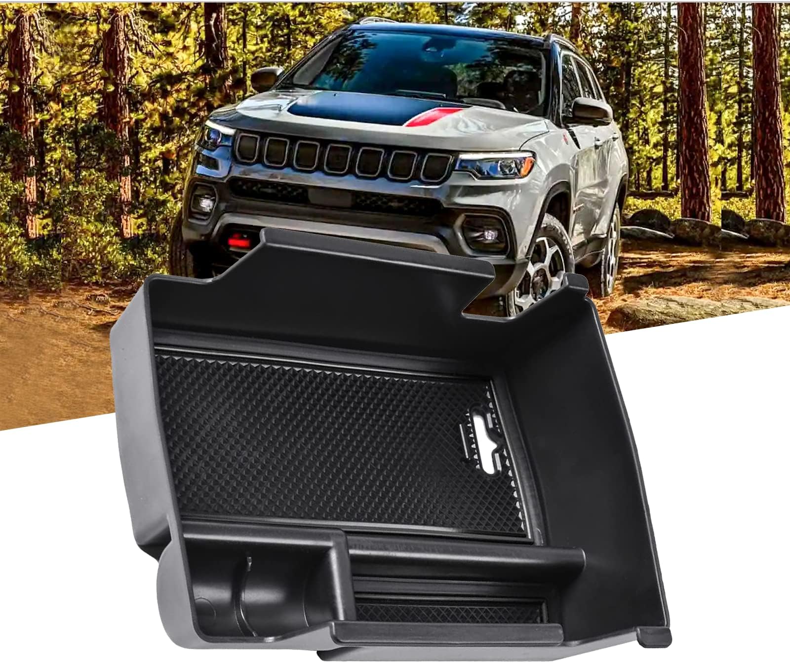 Amazon.com: ZZDMDM for 2023 Jeep Compass Accessories,Car Center Console ...