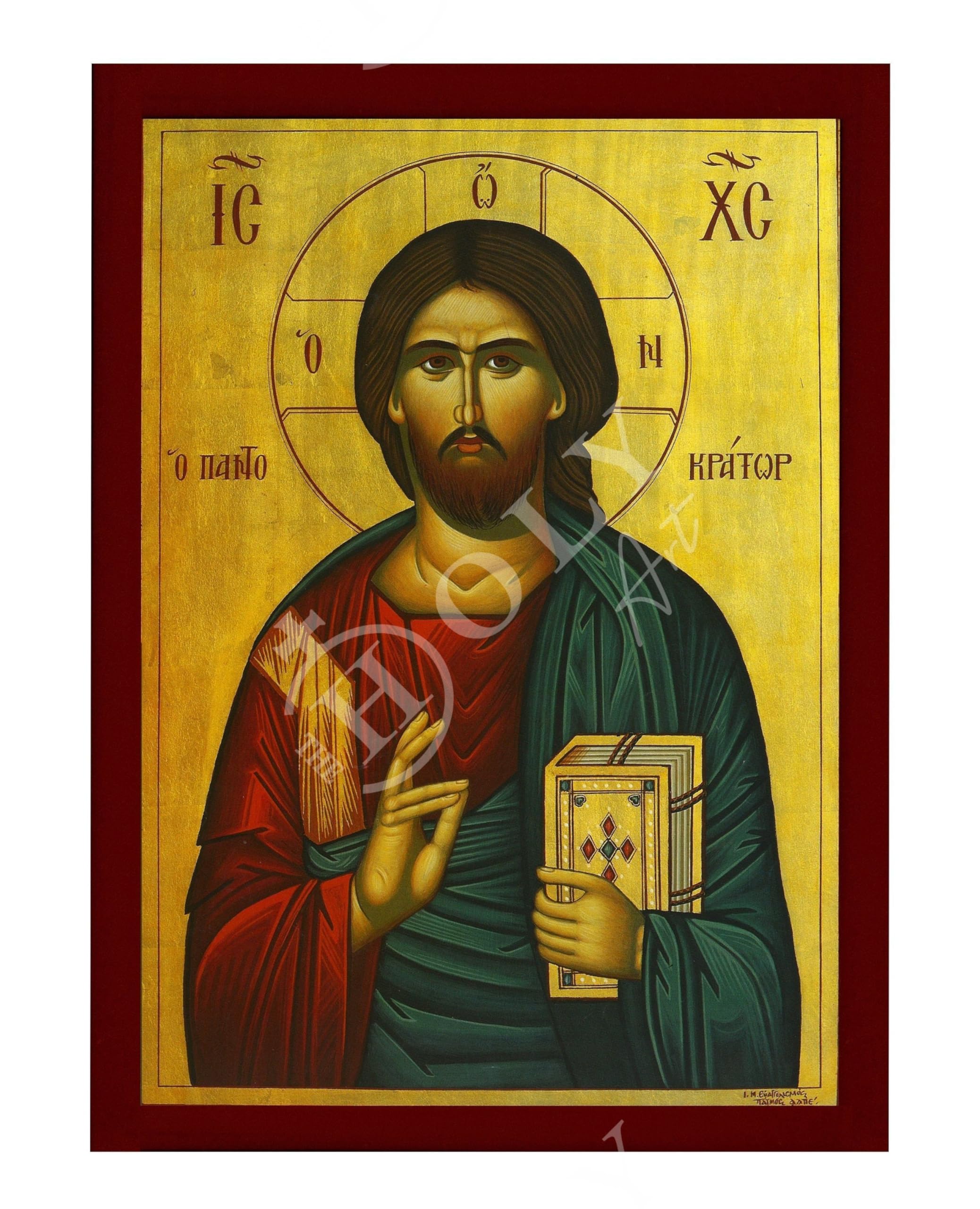Pantocratore Christ Pantocrator Of Mount Sinai Modern Styled Orthodox