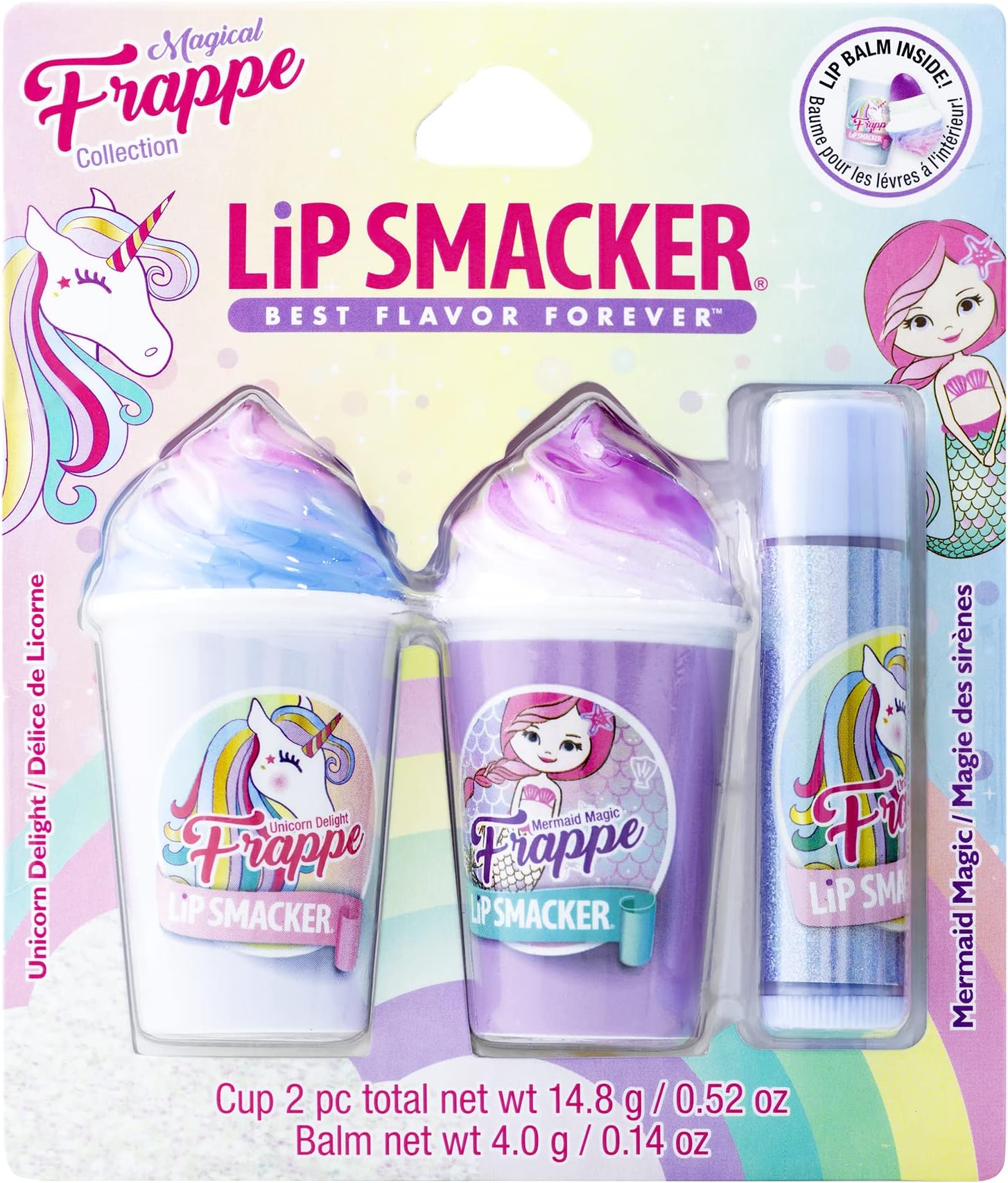 Amazon.com : Lip Smacker Magical Frappe Collection 3 Pack Beverage Lip ...