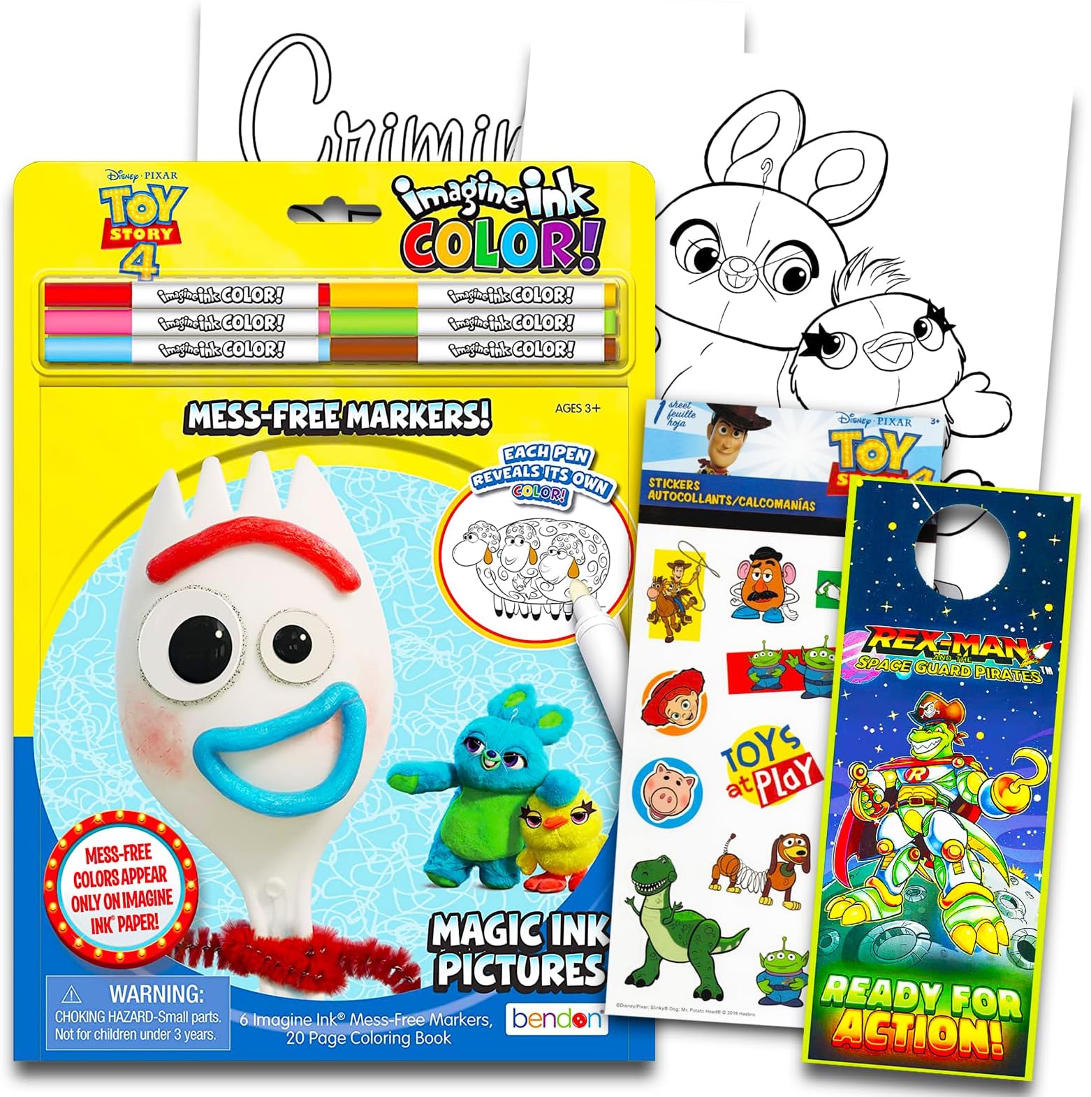 Amazon.com: Disney Moana Imagine Ink Coloring Book Set for Kids - 12 ...