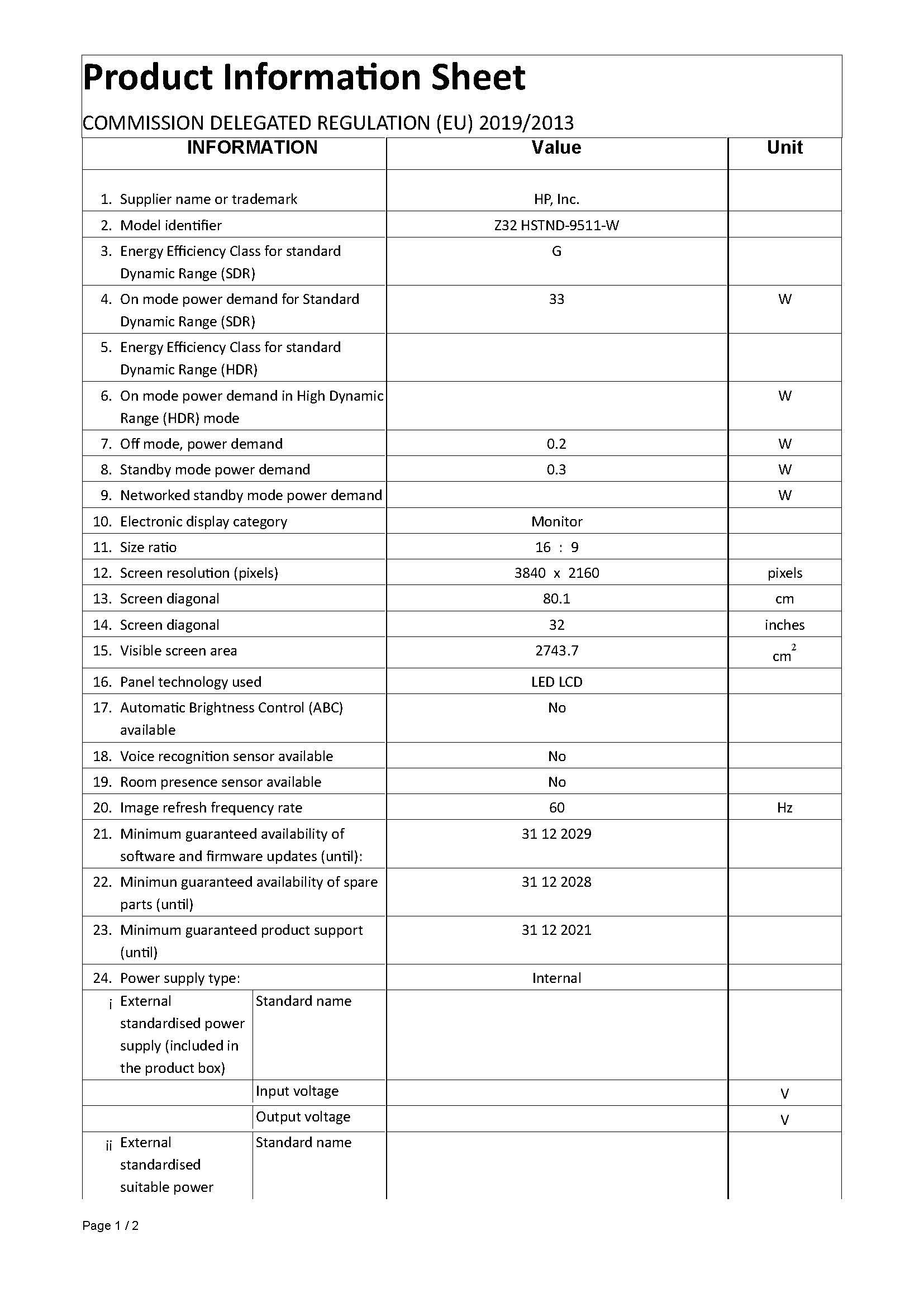 HP Z32 4K - Monitor profesional de 31.5” ajustable en altura (UHD ...