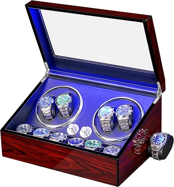 Amazon.com: ANWBROAD Watch Winder for Automatic Watches 4+6 Watch ...