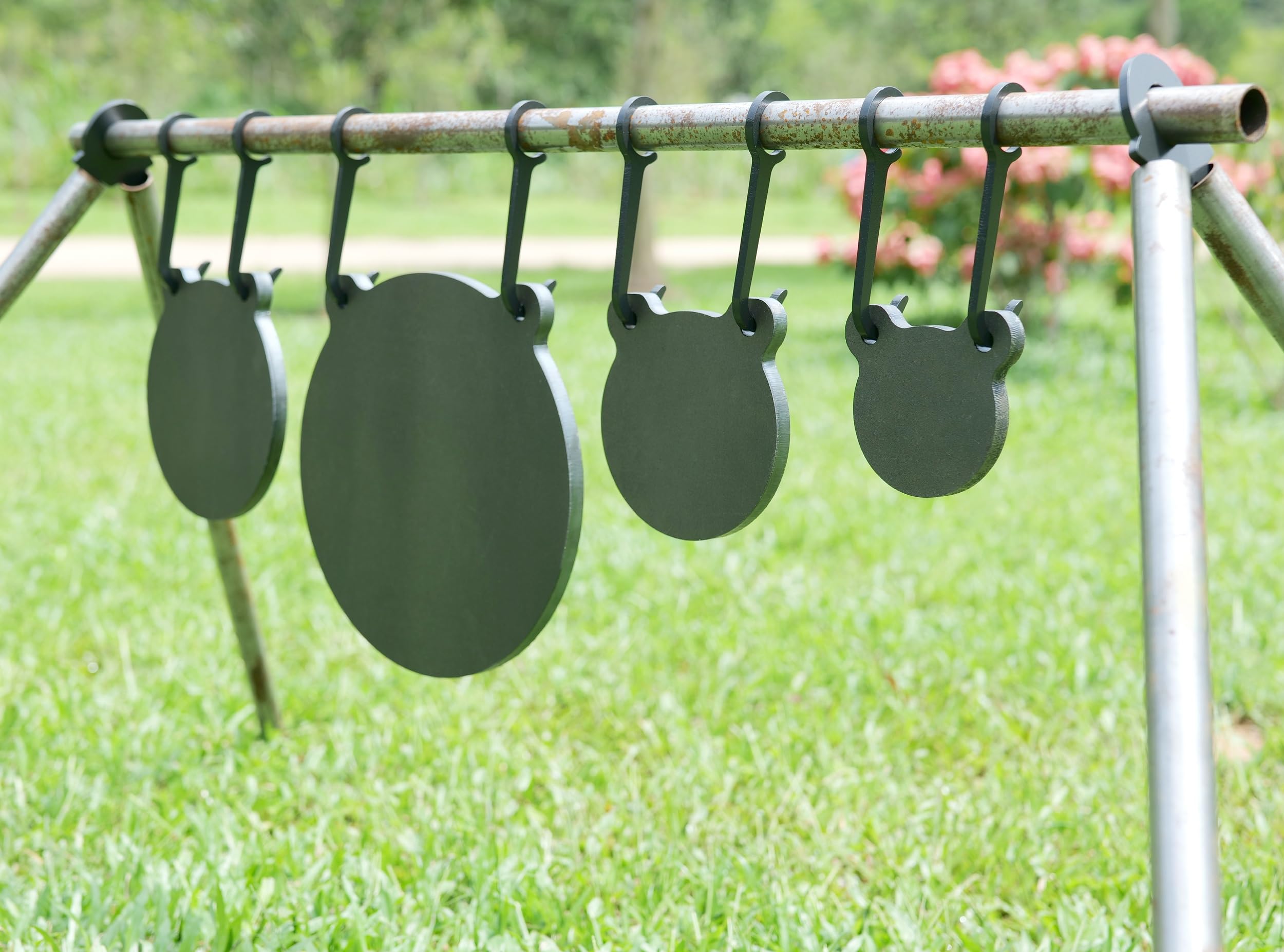 Snapklik.com : Steel Targets For Shooting, Rifle Rated AR500 Steel Gong ...