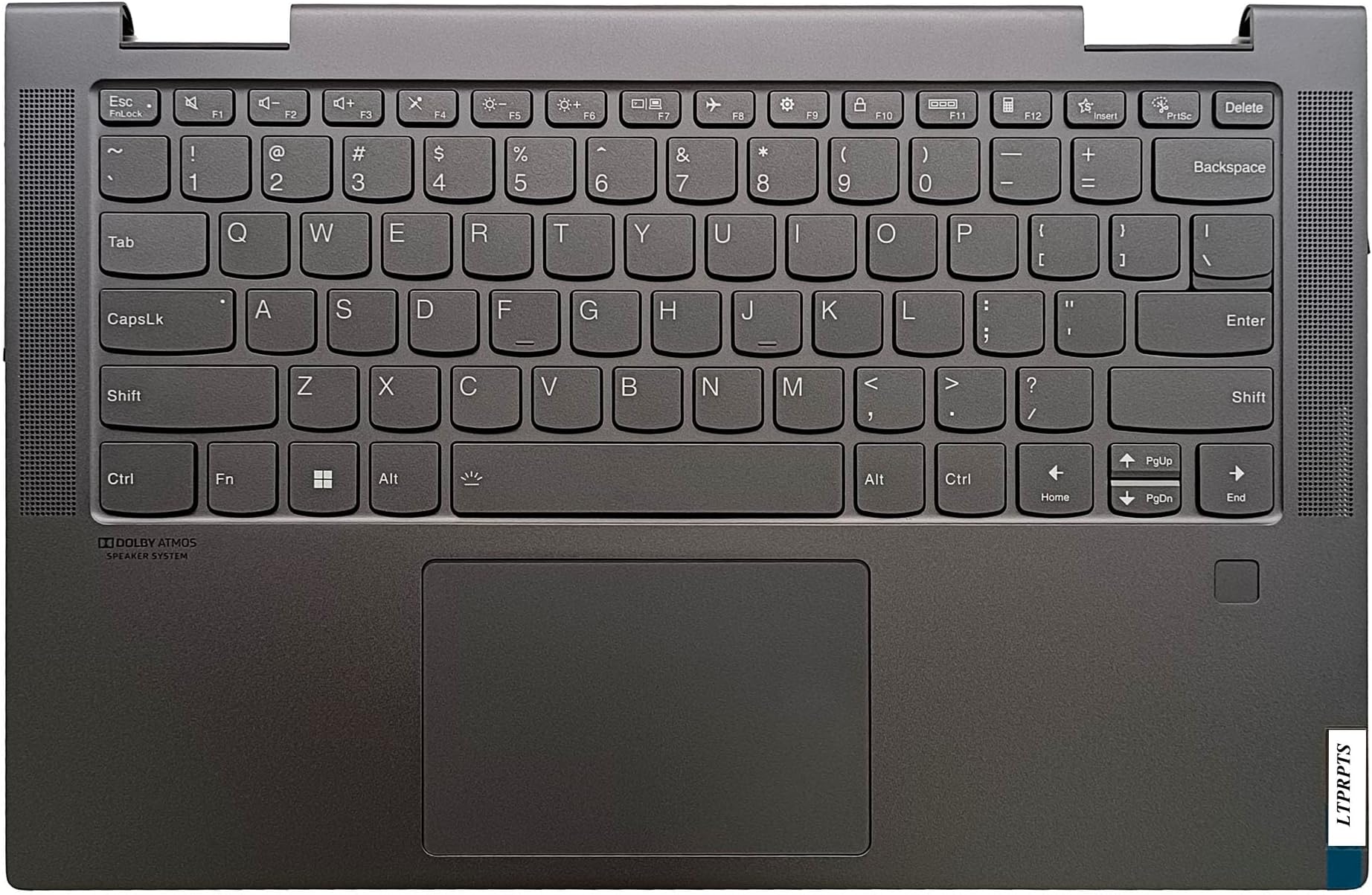 Amazon.com: LTPRPTS Replacement Laptop Upper Case Palmrest Backlit ...