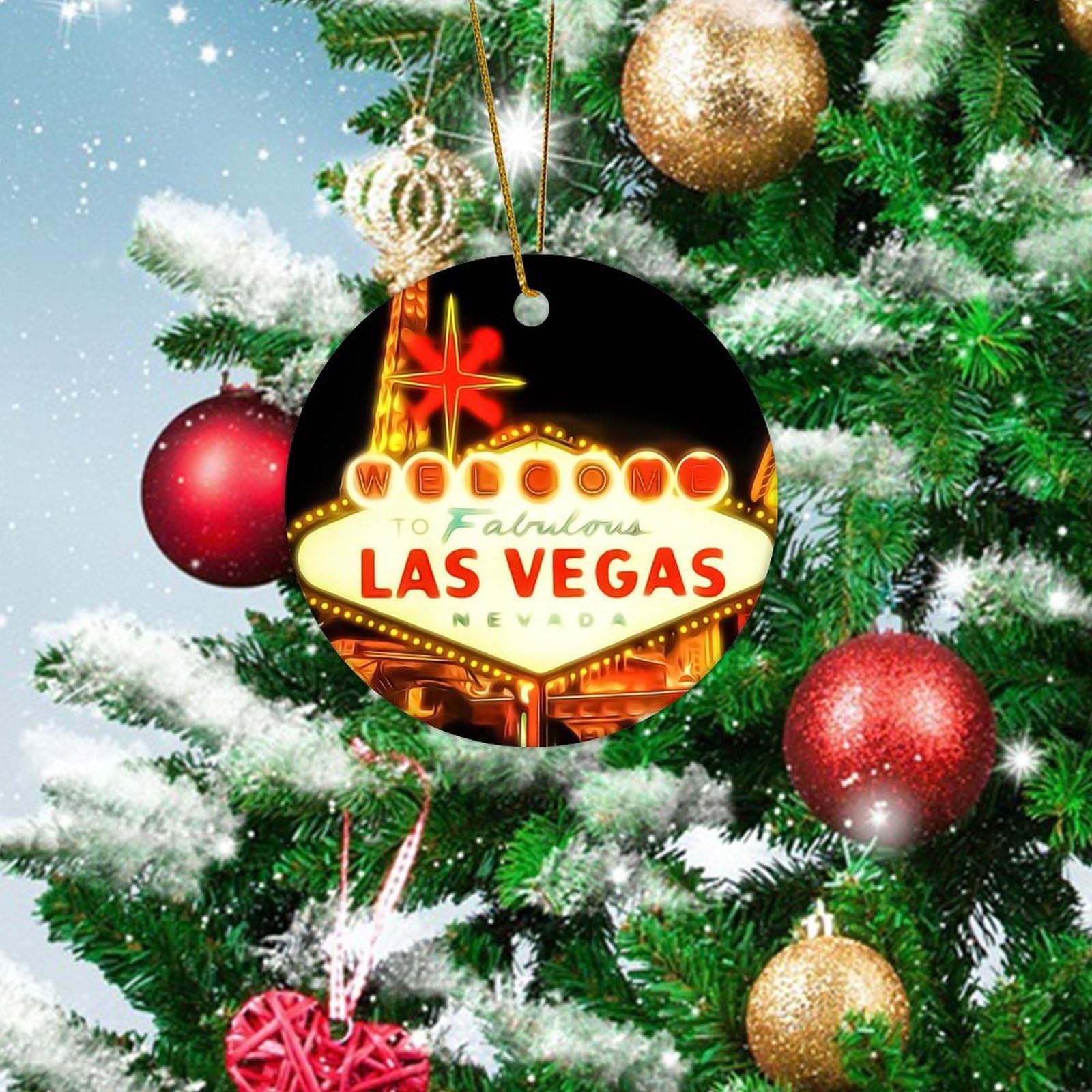 Las Vegas Christmas Trees Amazon.com: Christmas Tree Ornament Las