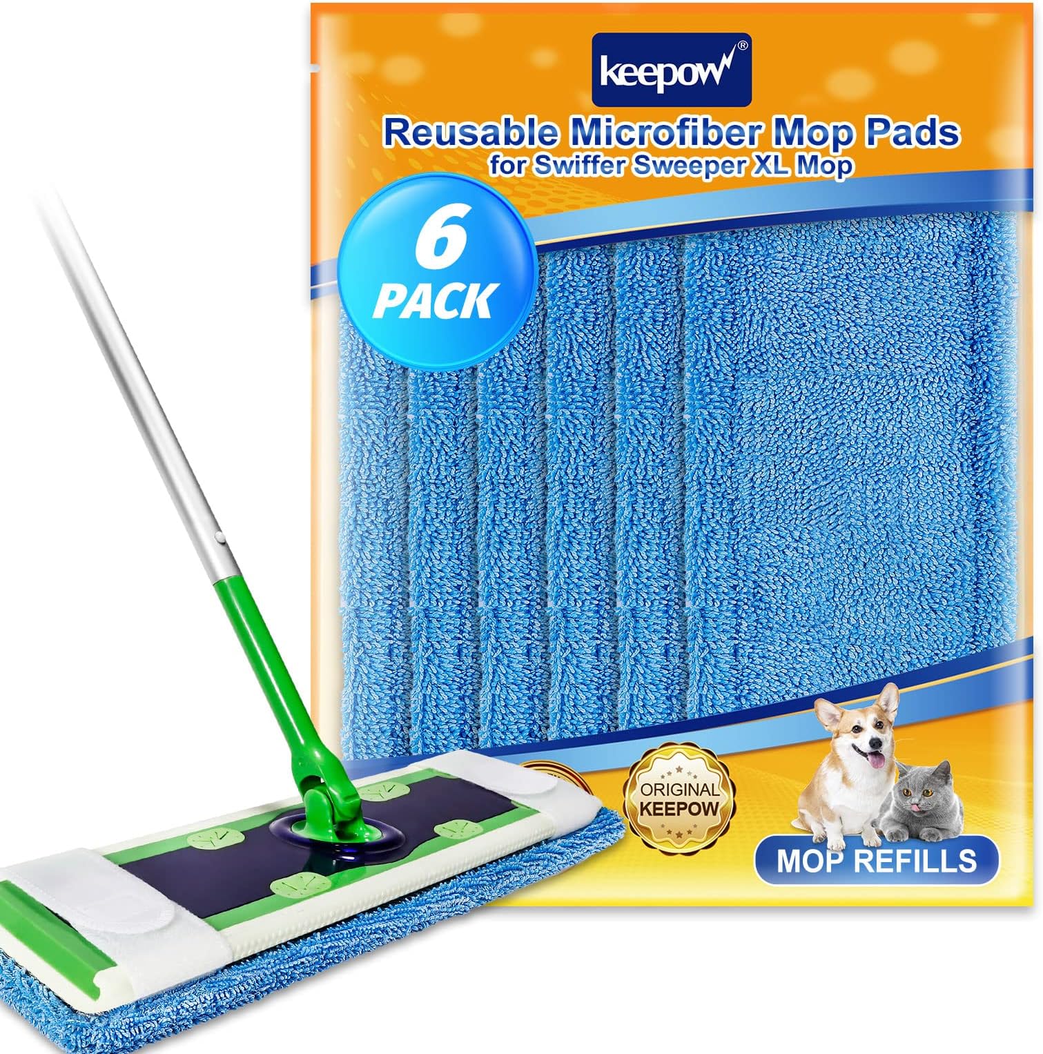 Amazon.com: Heavy Duty Dry Sweeping Cloths for Swiffer Sweeper Mop ...