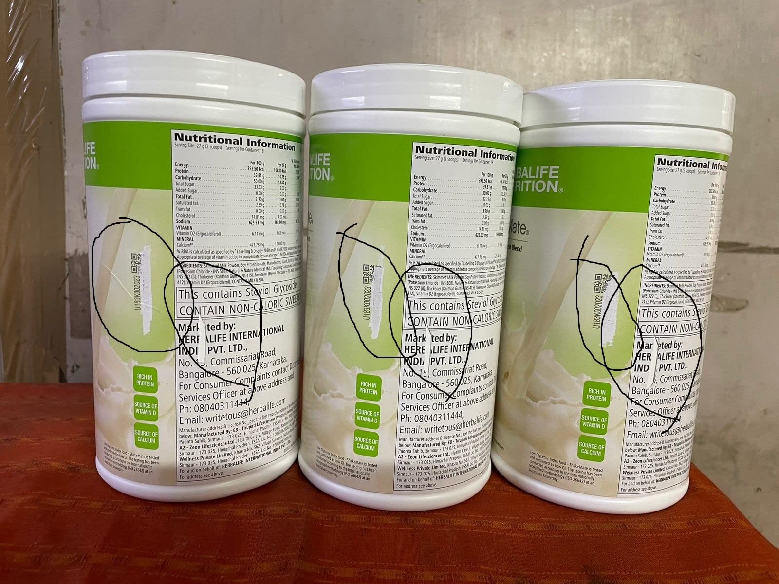 HERBALIFE Shakemate Milk Based Protein Blend Powder