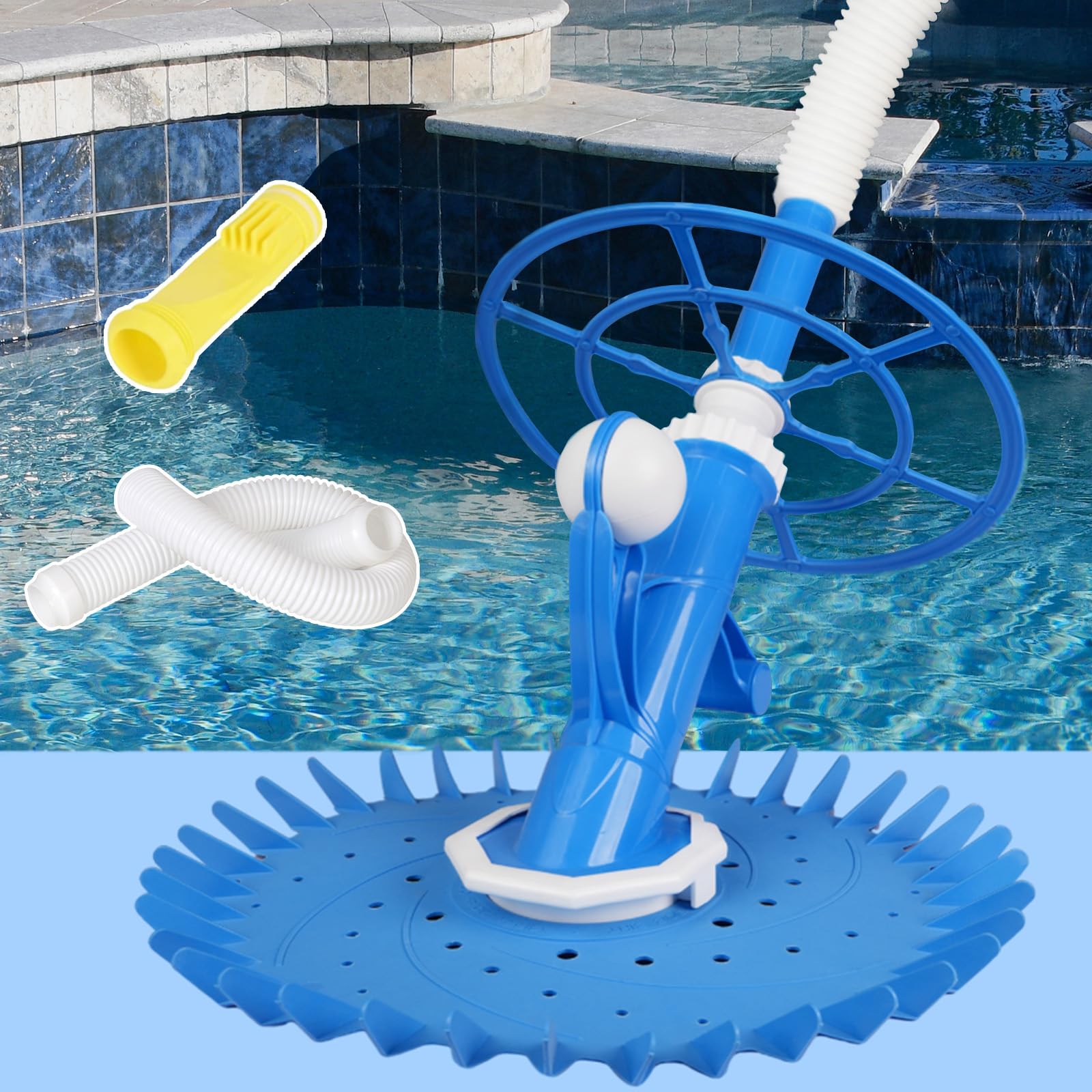 Advwin Swimming Pool Vacuum Cleaner Automatic Sweeper Auto Suction ...