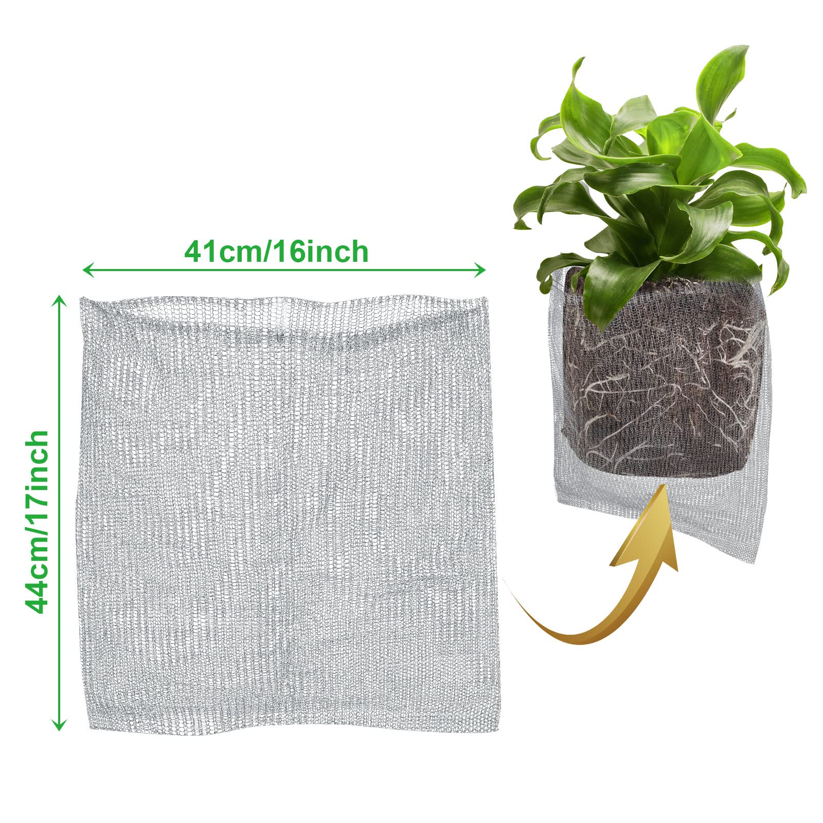 Snapklik.com : 6 Pack 5 Gallon Root Guard Gopher Proof Wire Basket Mole ...