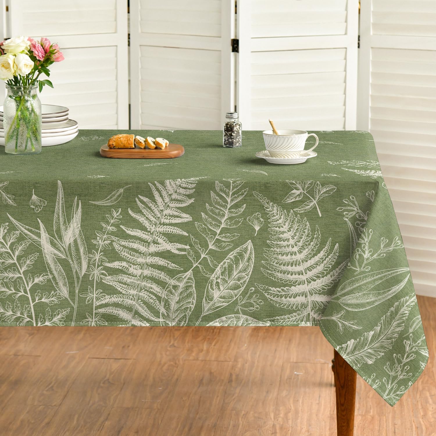 Amazon.com: Ambesonne Japanese Tablecloth, Traditional Chinese Paint of ...