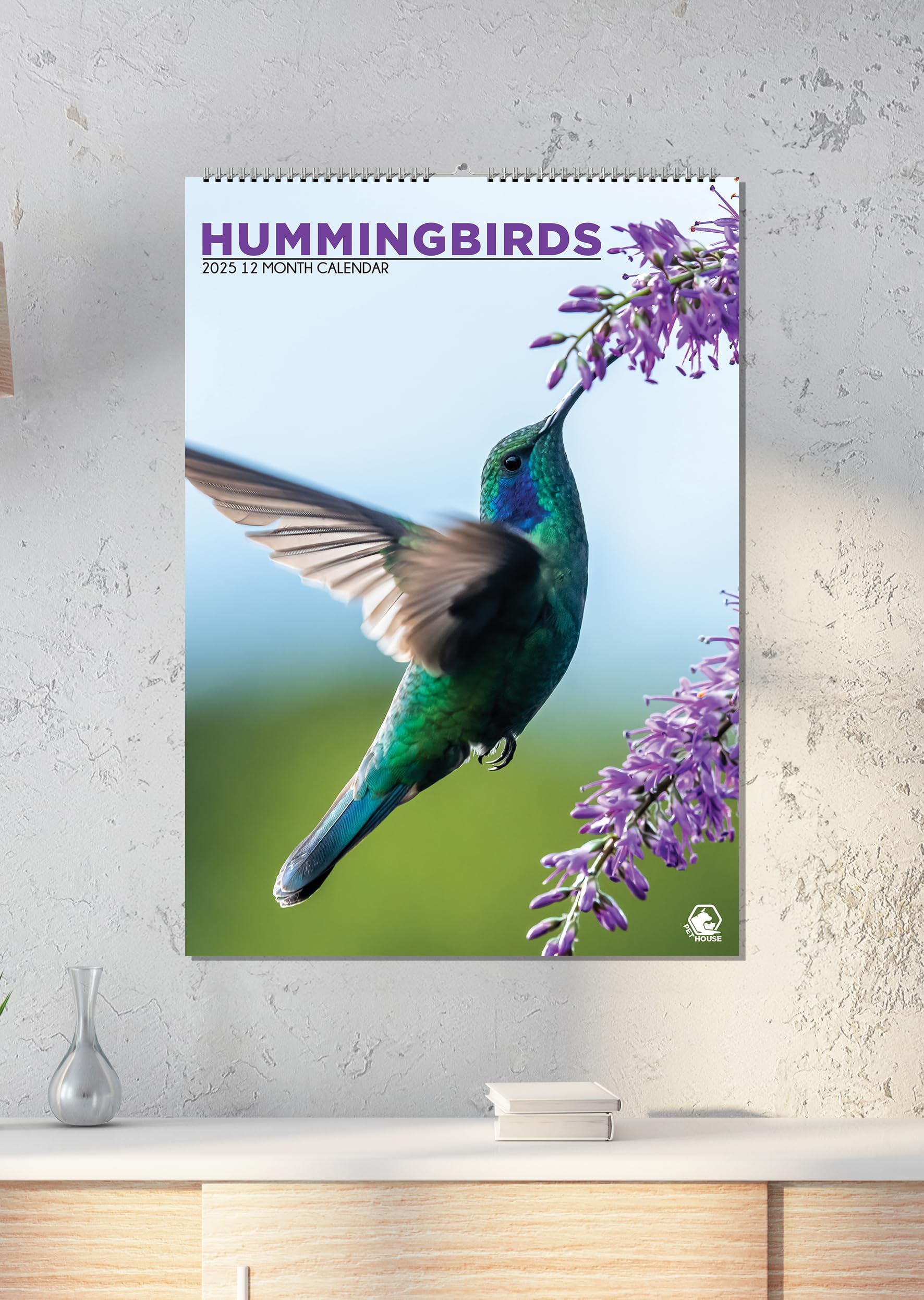 Hummingbirds 2025 – A3 Size Wirobound Calendar – BigaMart