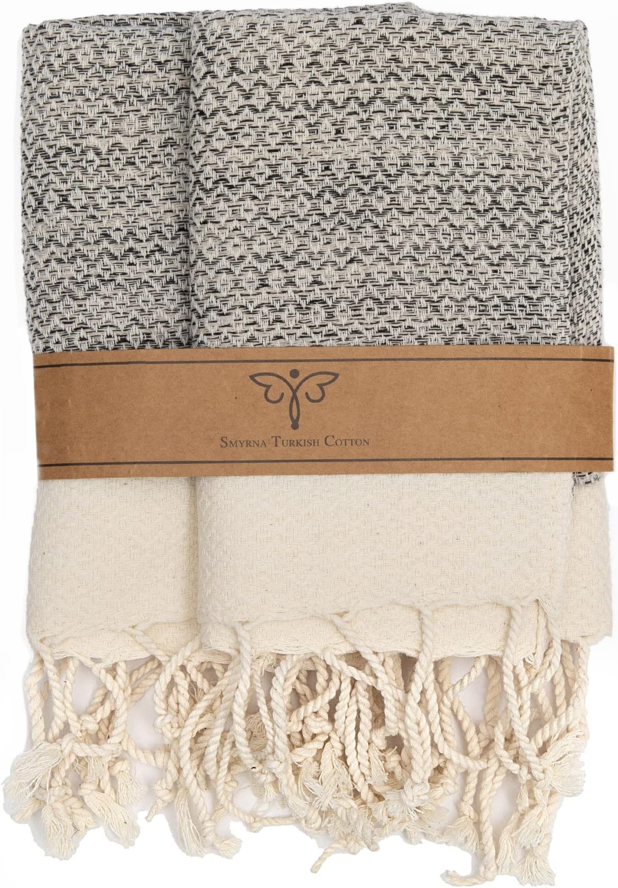 Amazon.com: Mud Pie Fringe Towel Set, Rust, 14" x 21" : Home & Kitchen