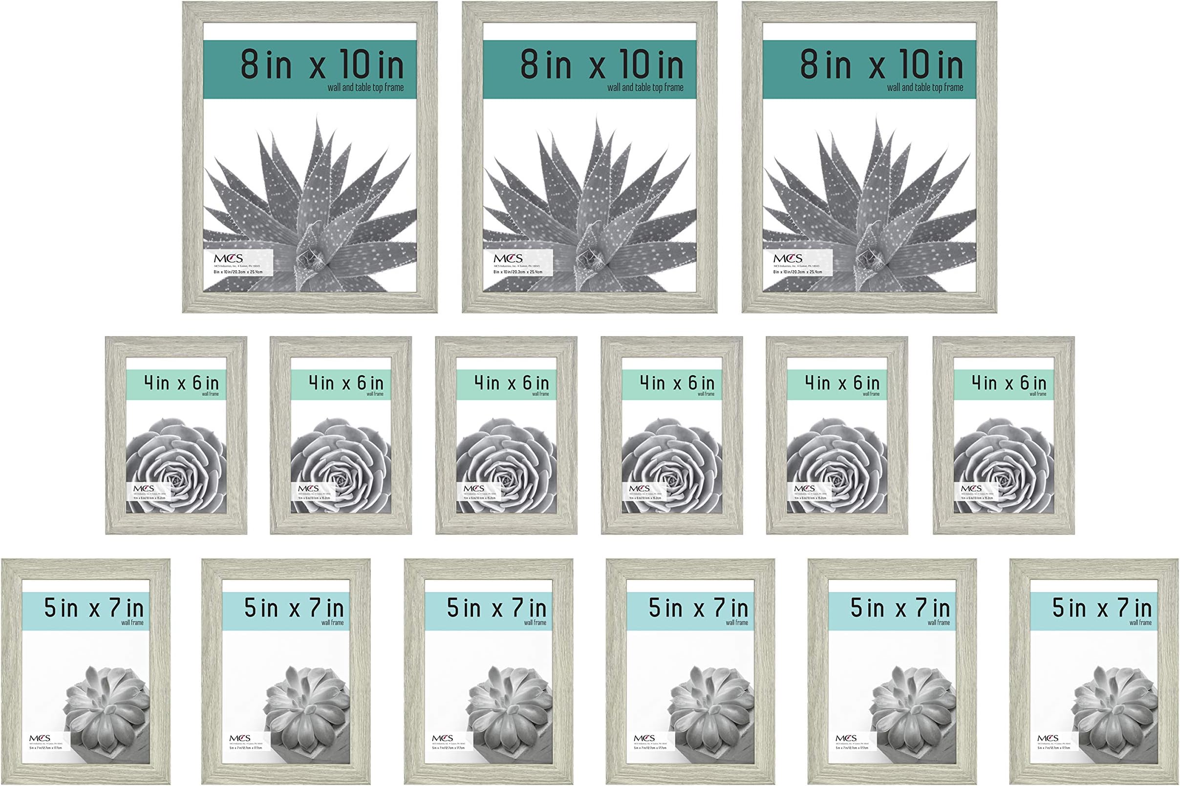 Amazon.com - Sheffield Home 4 Piece Gallery Wall Frame Set, 8x10 Inch ...