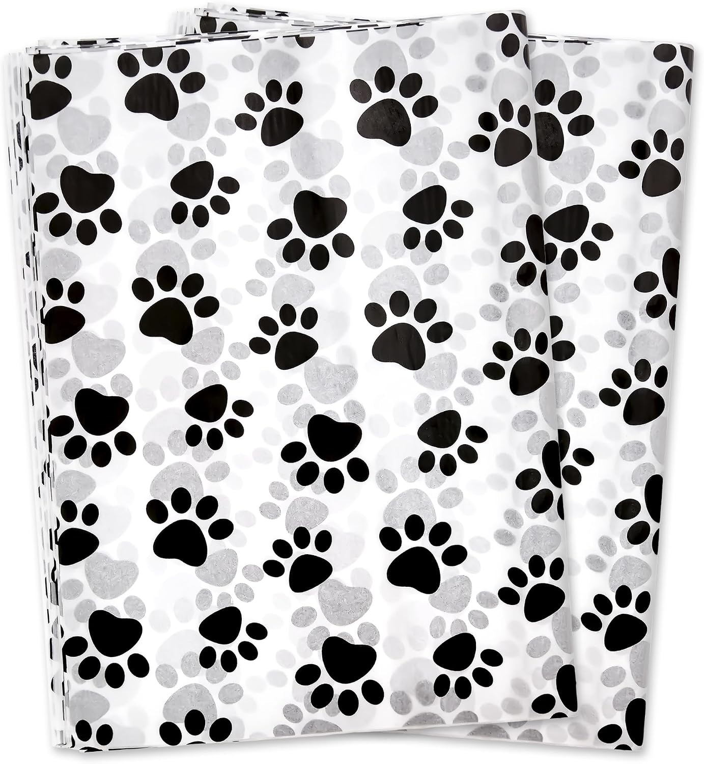 Amazon.com: Hi Sasara 50 Dog Paw Print Tissue Paper, 20 x 14 inches ...