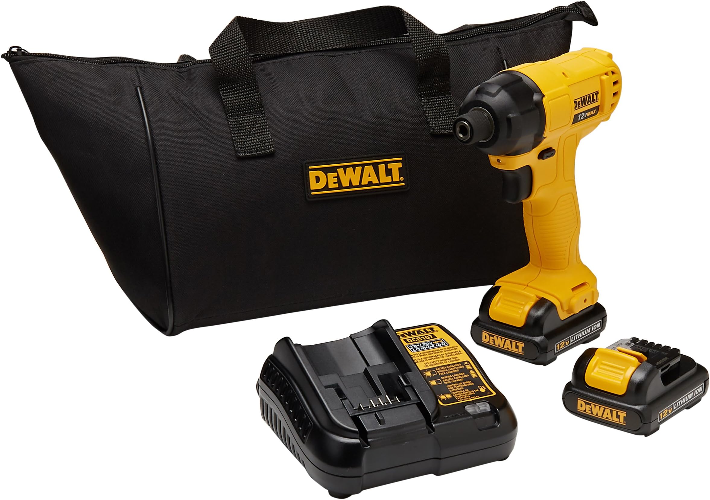 Dewalt DCF885C1 Llave de Impacto 20V Max 1/4 Pulgadas Ión de Litio ...
