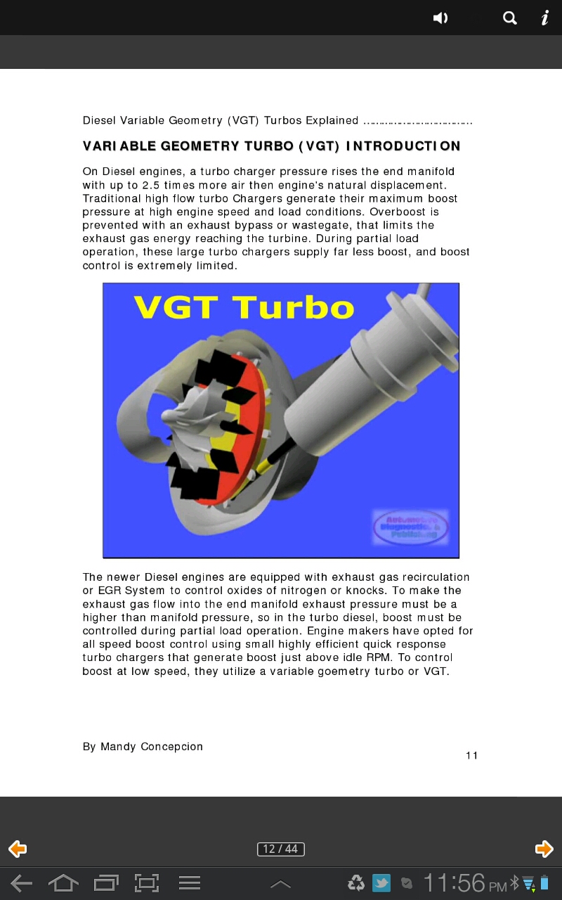 Diesel VGT Turbos Explained - App on Amazon Appstore