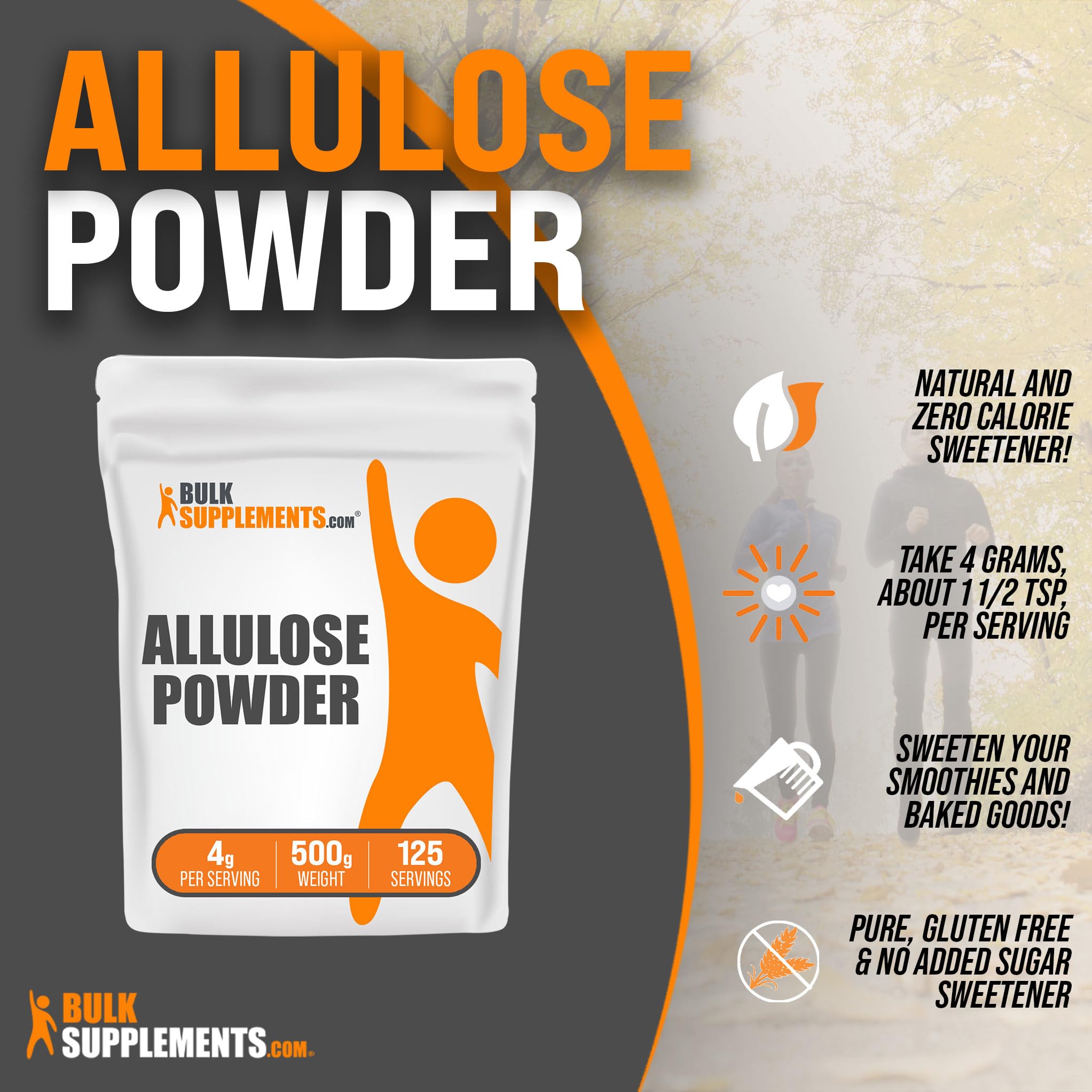 Snapklik.com : BulkSupplementscom Allulose Powder - Allulose Powdered ...