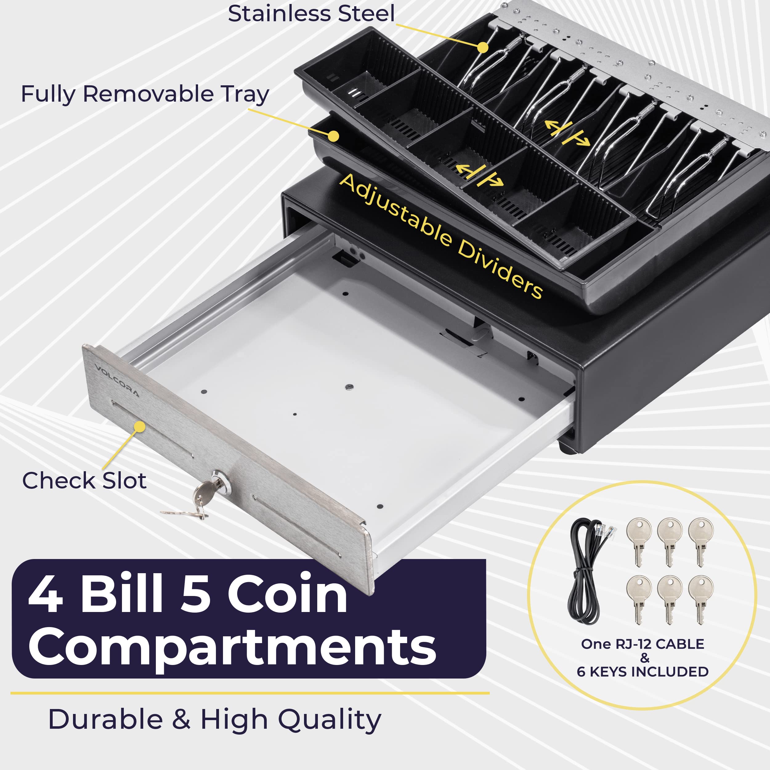 Caja Registradora Para Negocio Cash Register For Kids Volcora 13\" POS ...