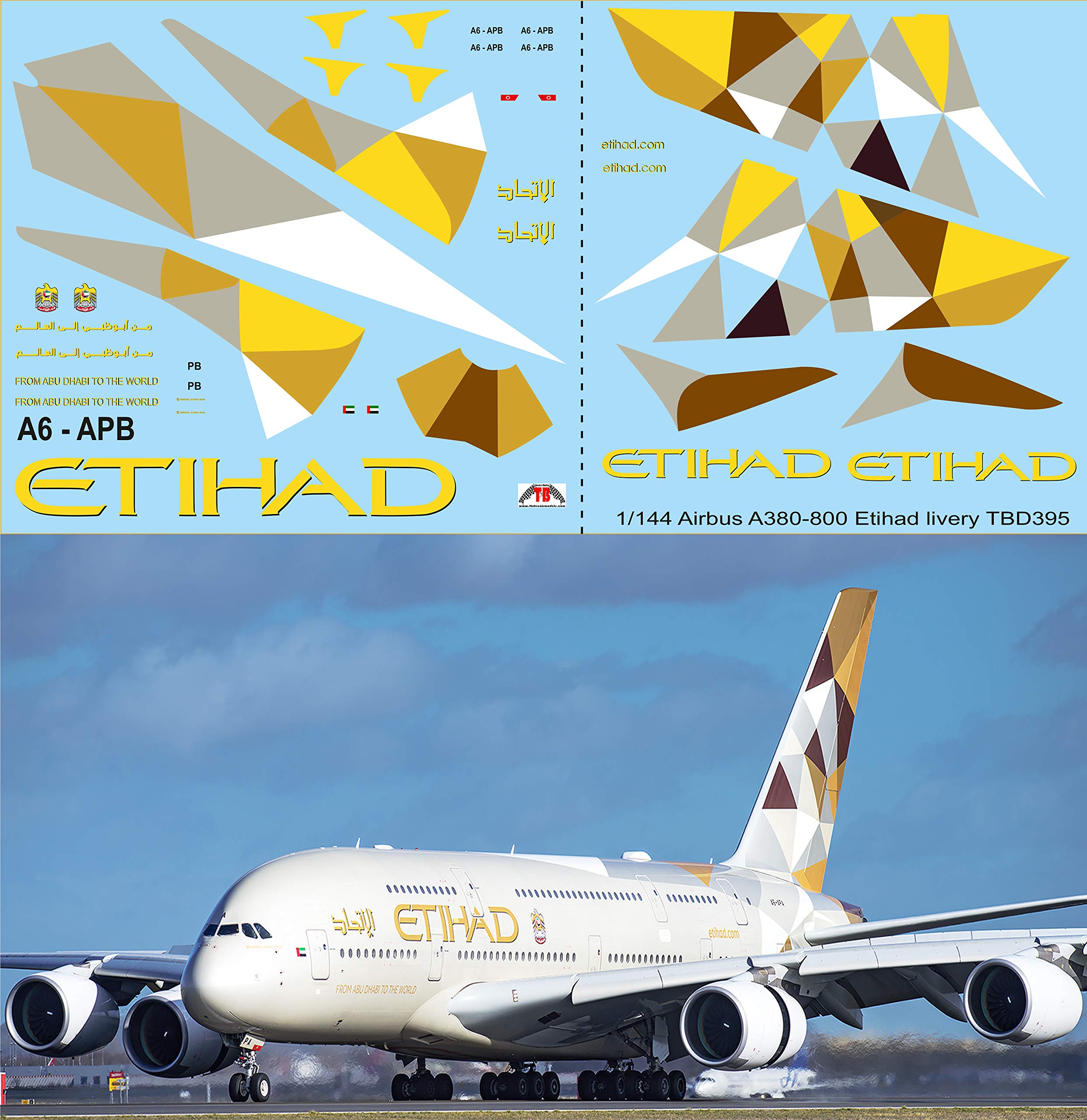 Etihad Airways A380 New Livery